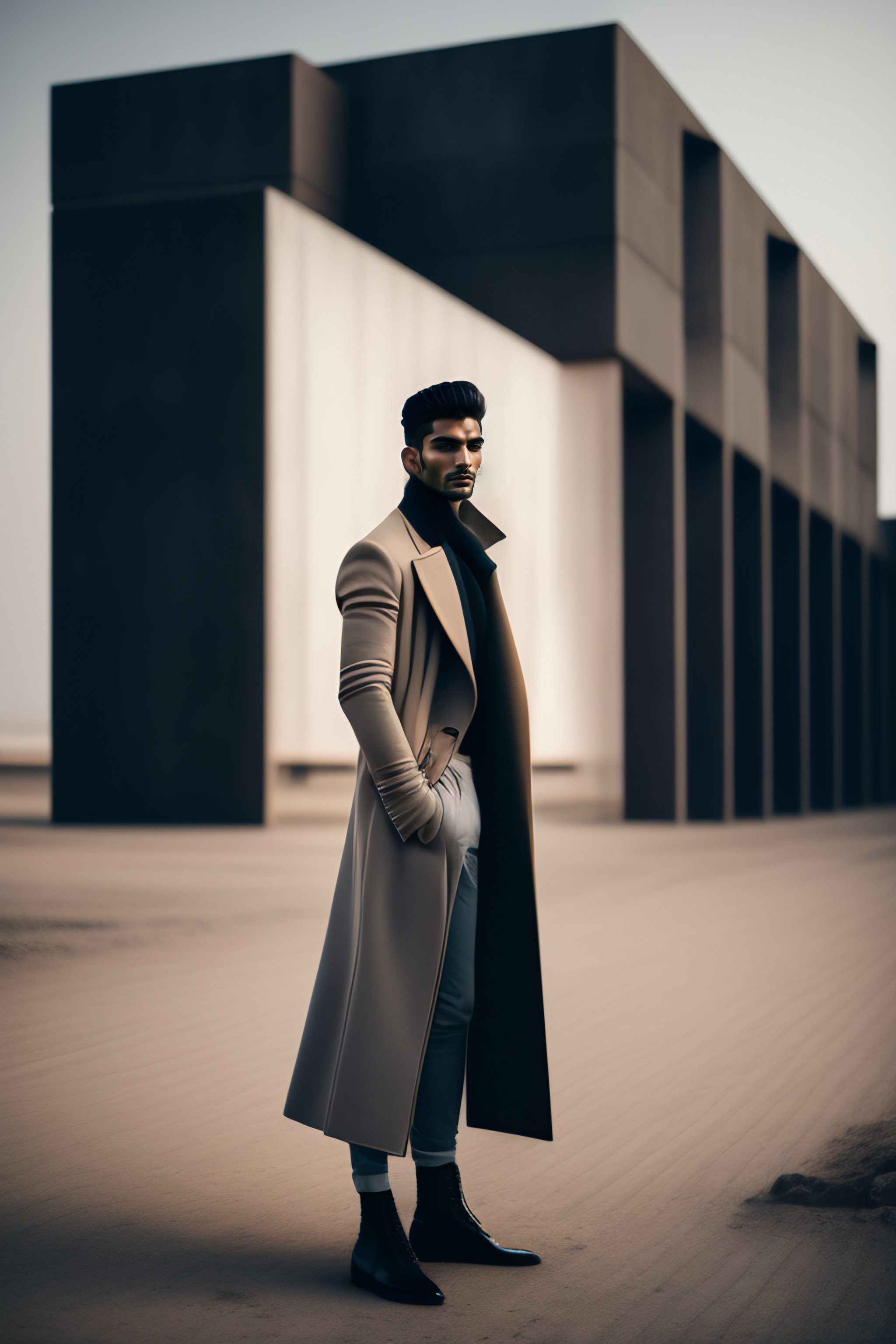 Lexica - Haute couture beautiful pakistani male, fashion model ...