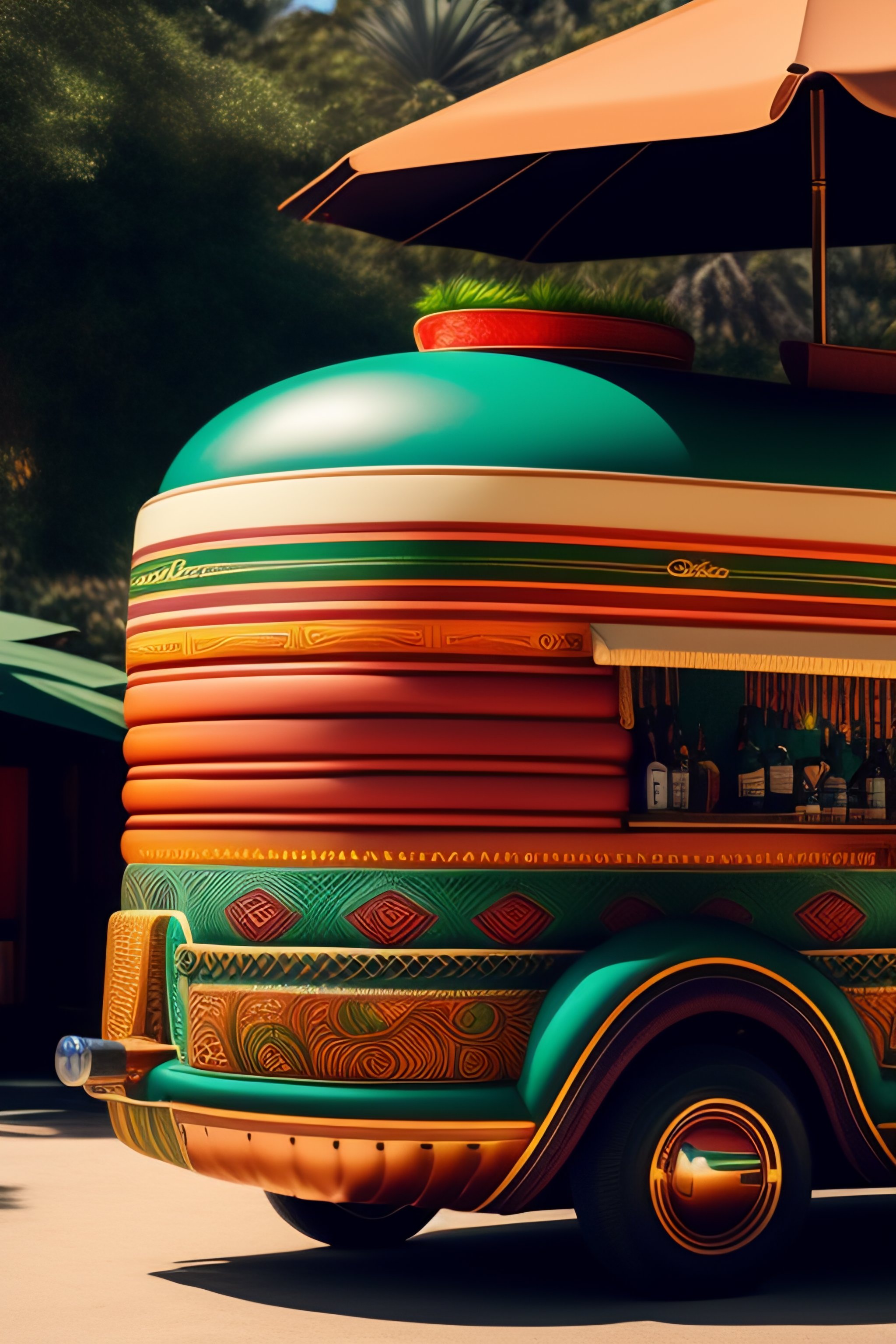 Lexica - Retrofuture tiki truck cocktails, brazilian mens in montagne