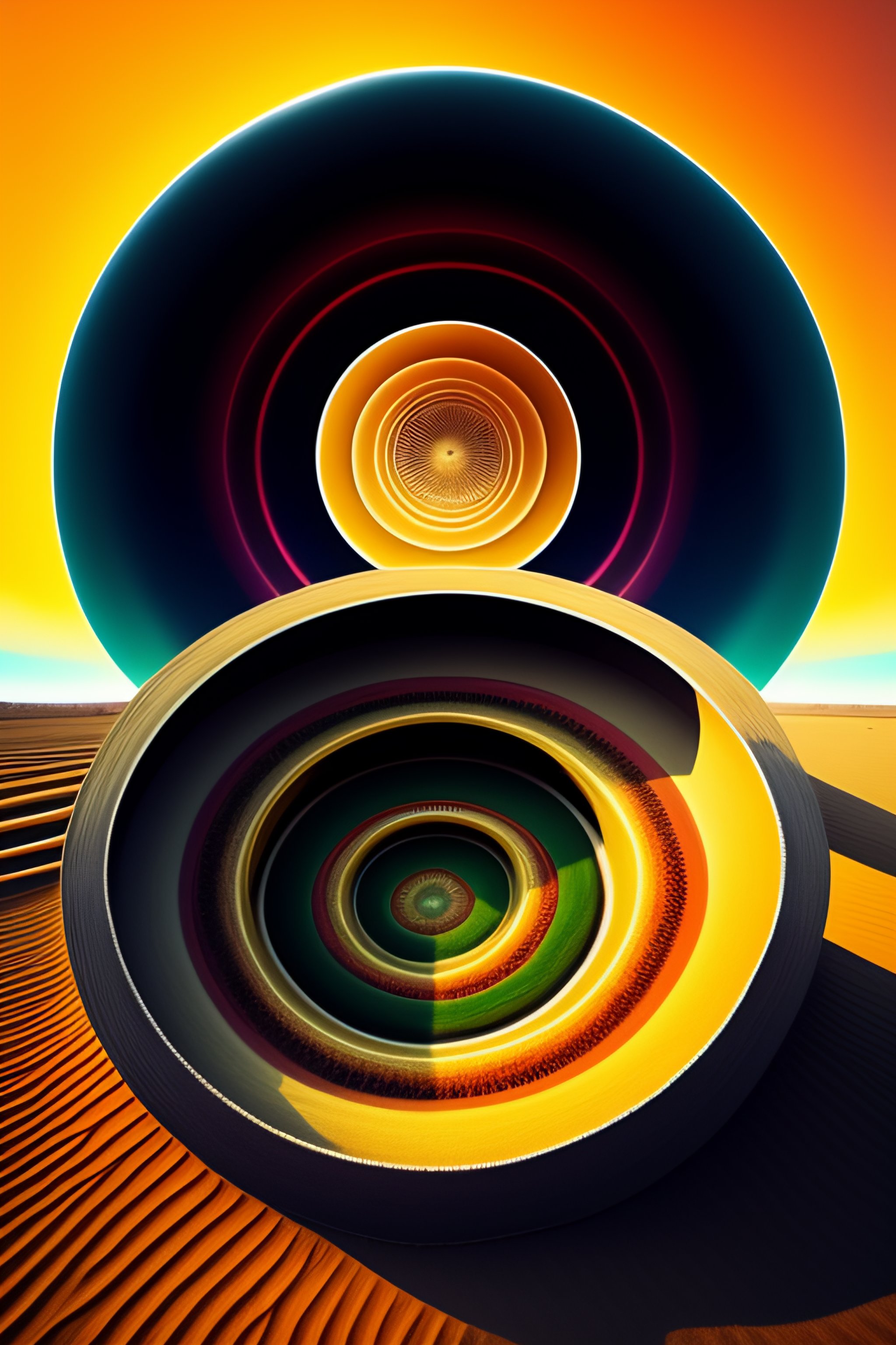 Lexica - Crop circle vortex