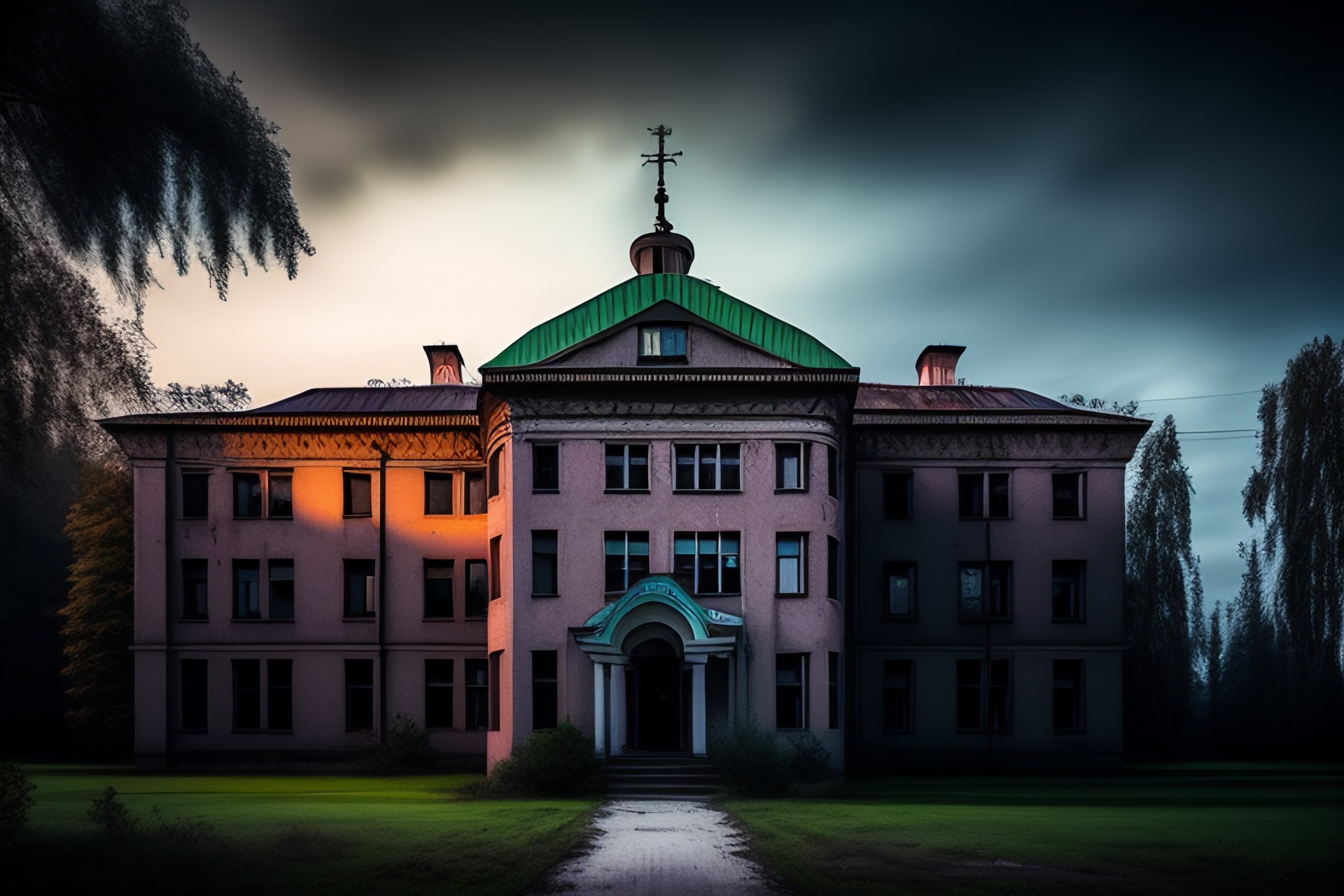 Lexica - Haunted soviet abandoned psychiatric hospital asylum, dark ...