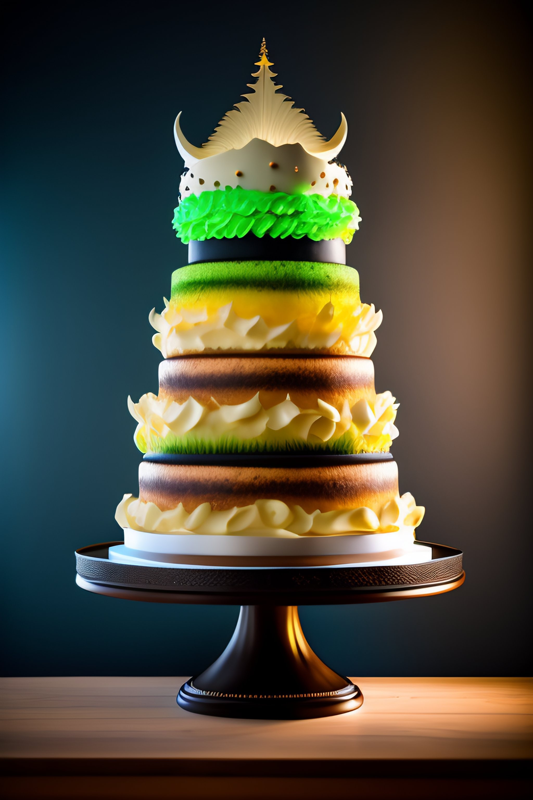 Lexica - Monster wedding cake