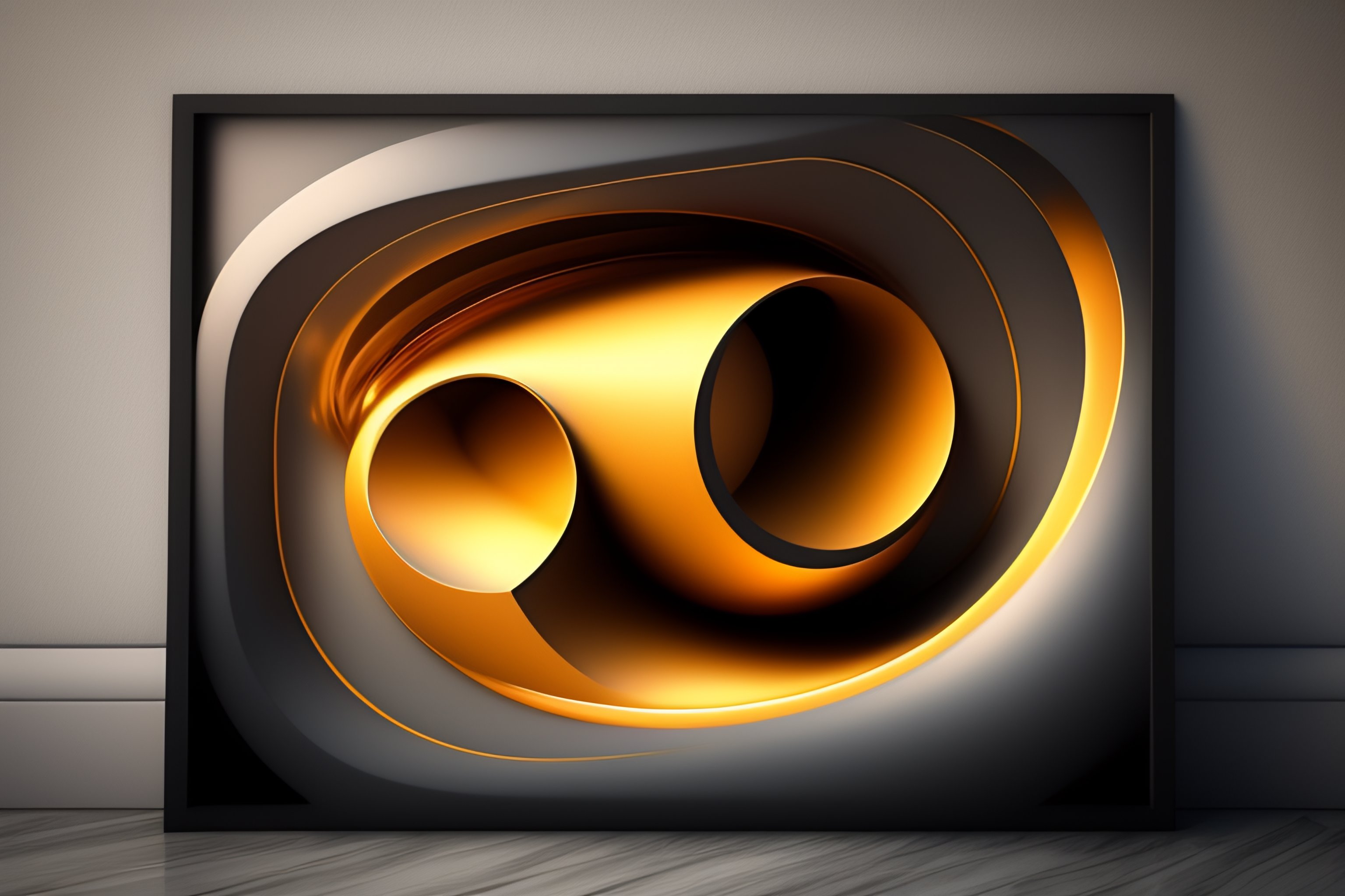 Lexica - 3D OBJECT ABSTRACT OUT FROM WALL,Fine details and high quality