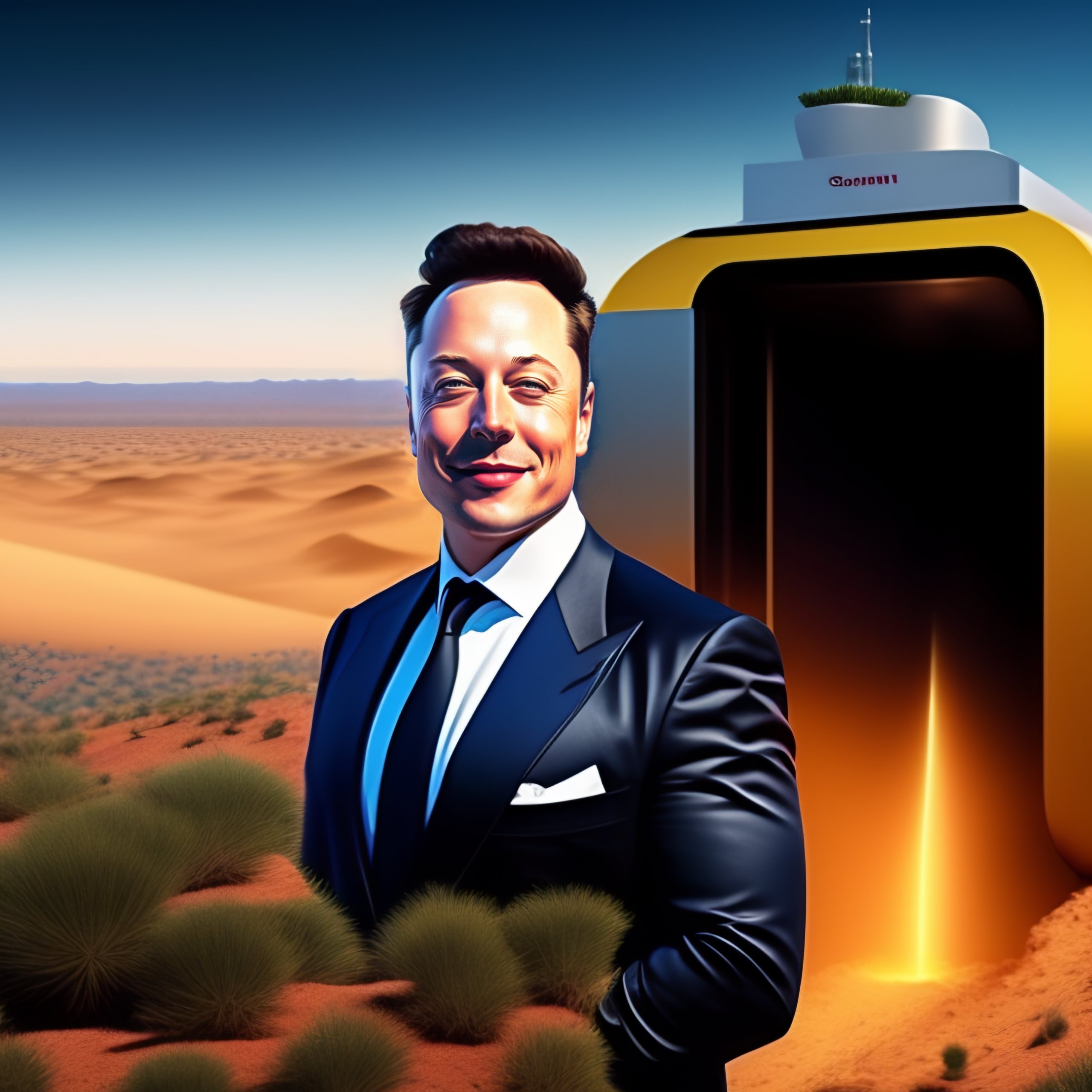 Lexica - Elon musk but simpson