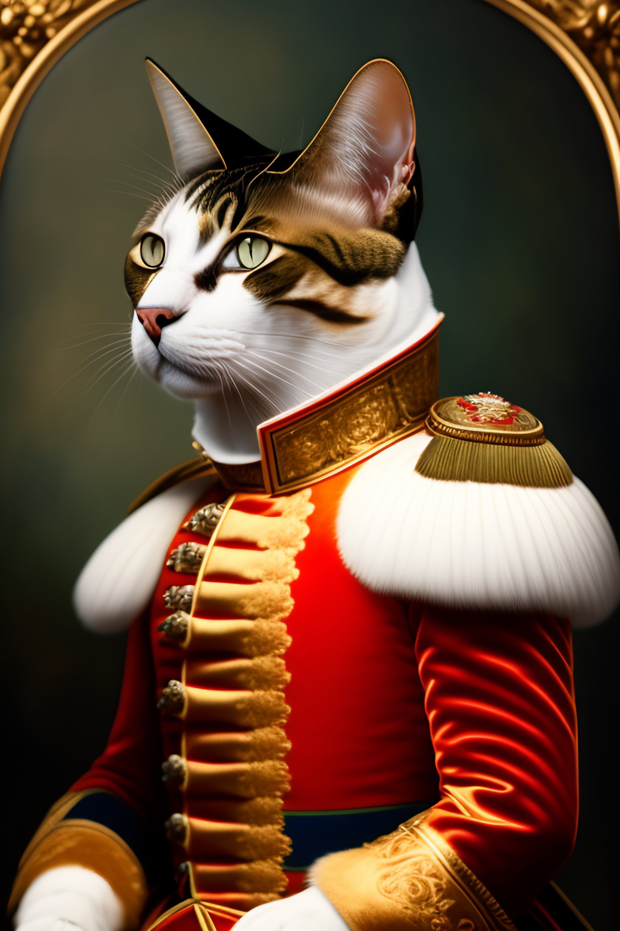 Lexica - Portrait of Napoleon as a Cat