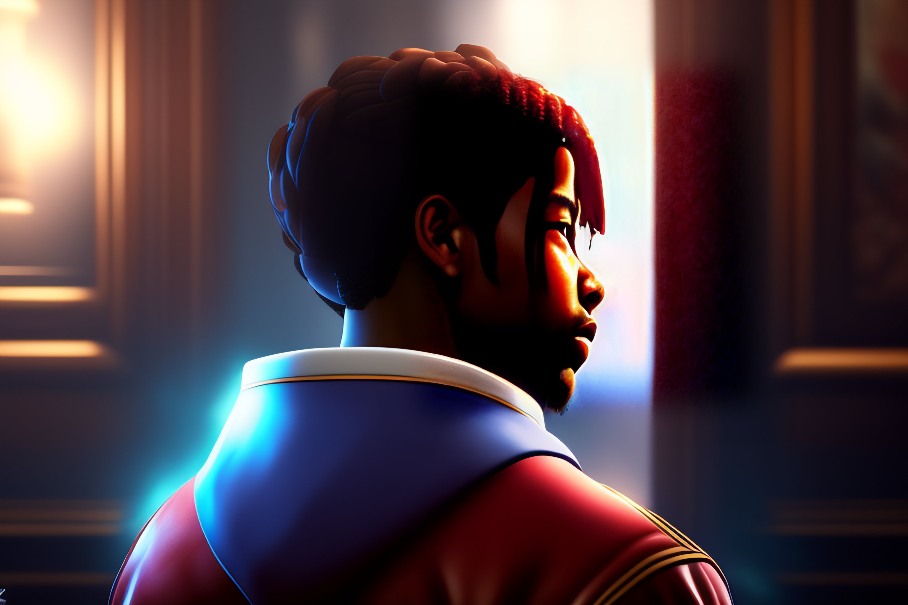 Lexica - An artistic portrait of anesu freddy