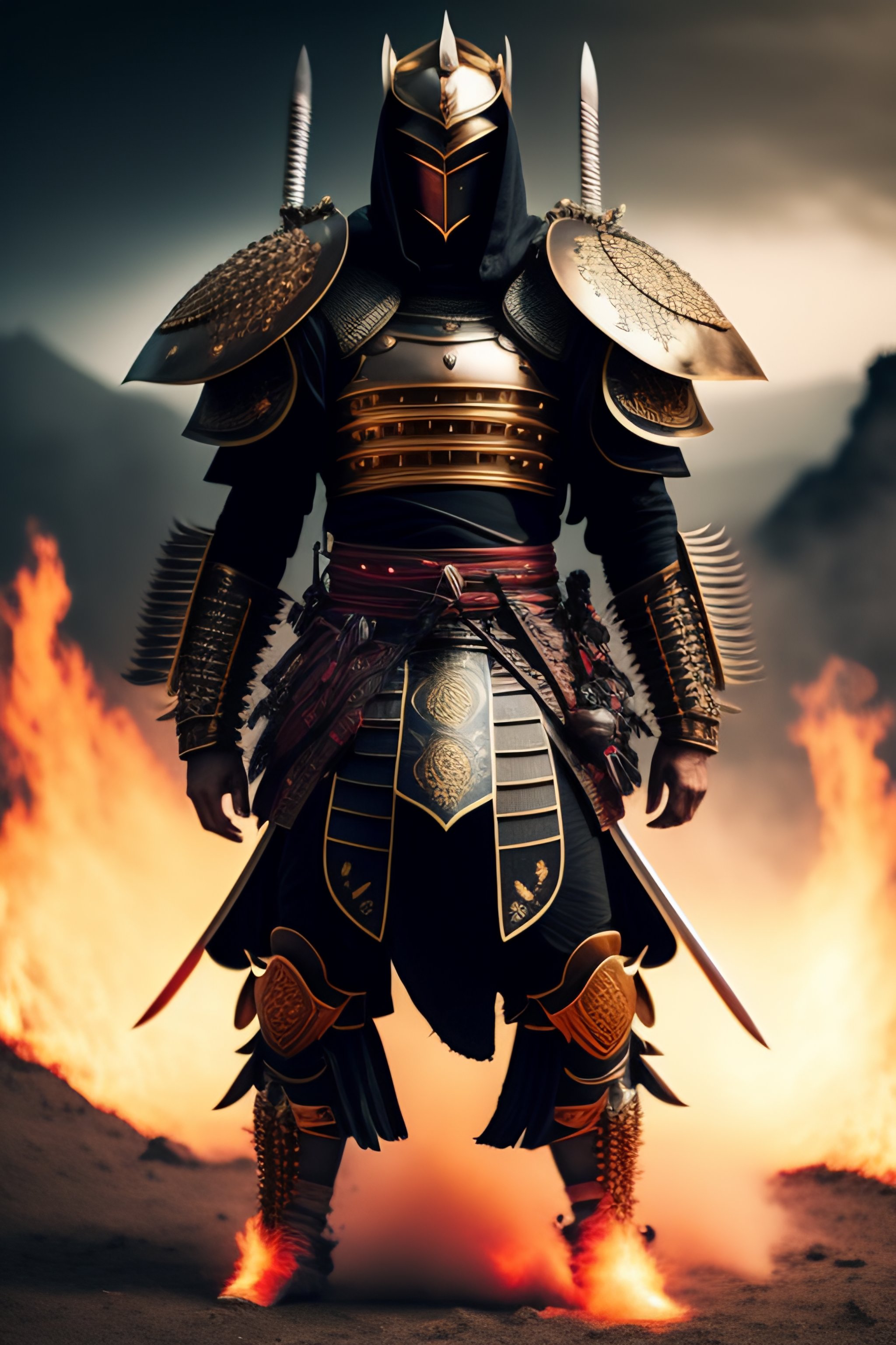 Lexica - Warrior in a burnt land, extremely highly detailed futuristic ...