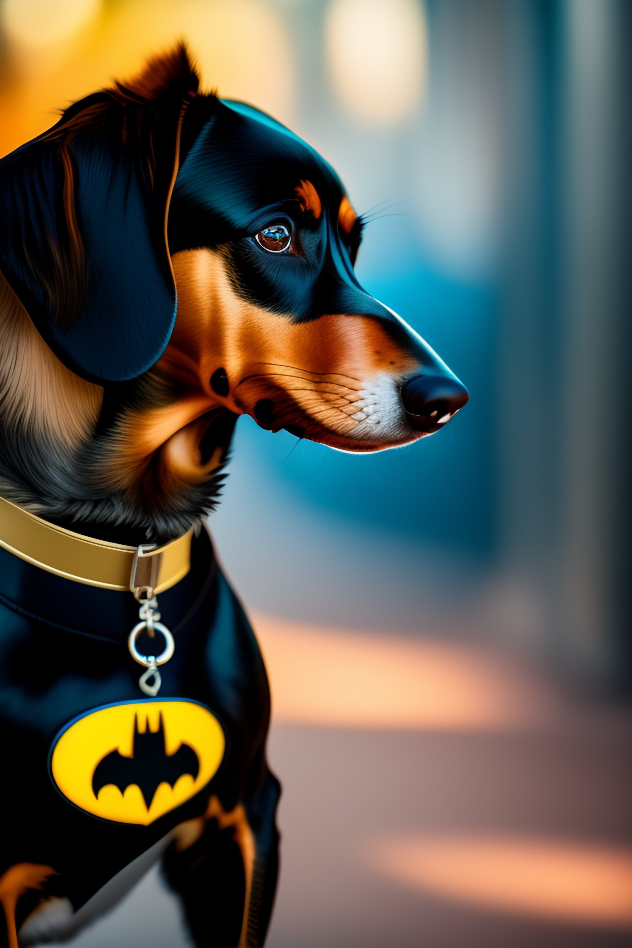Lexica - Batman Dachshund, cartoon, 8k, Fighting Crime in Gotham City ...
