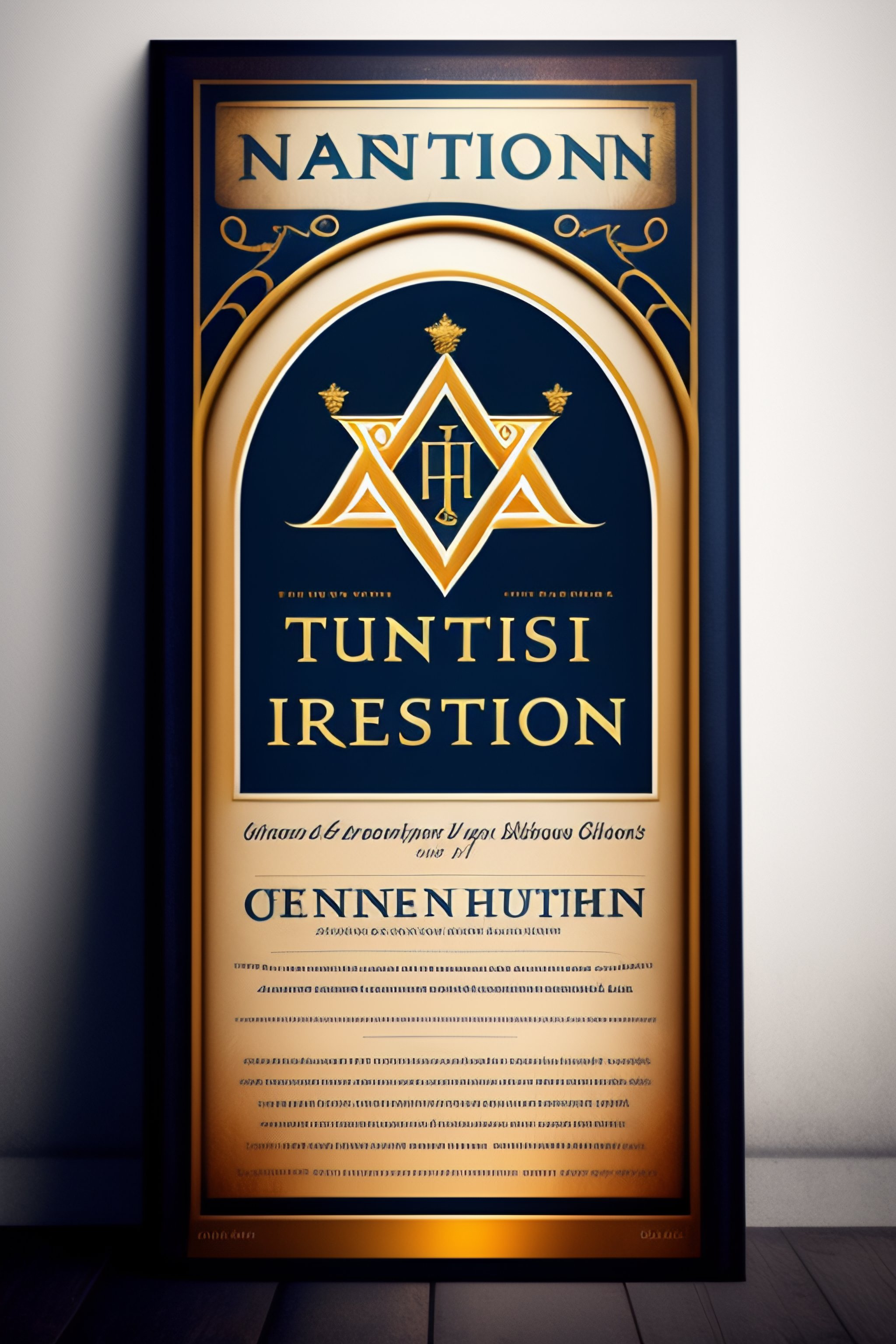 Lexica - A poster for a new freemason treasure hunt