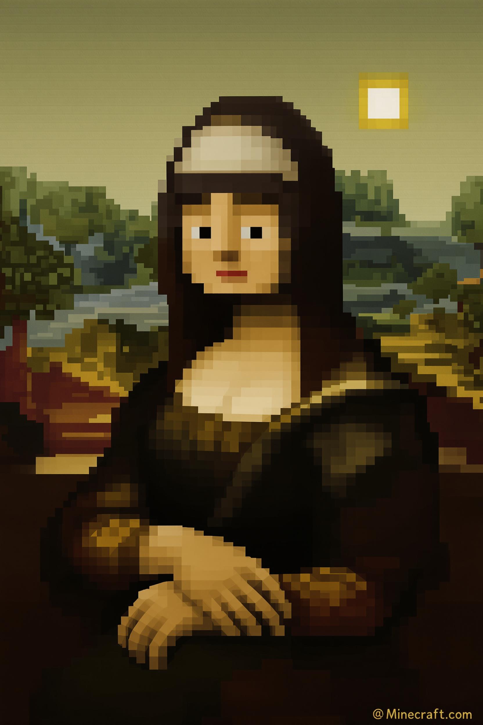 Lexica - Minecraft mona lisa