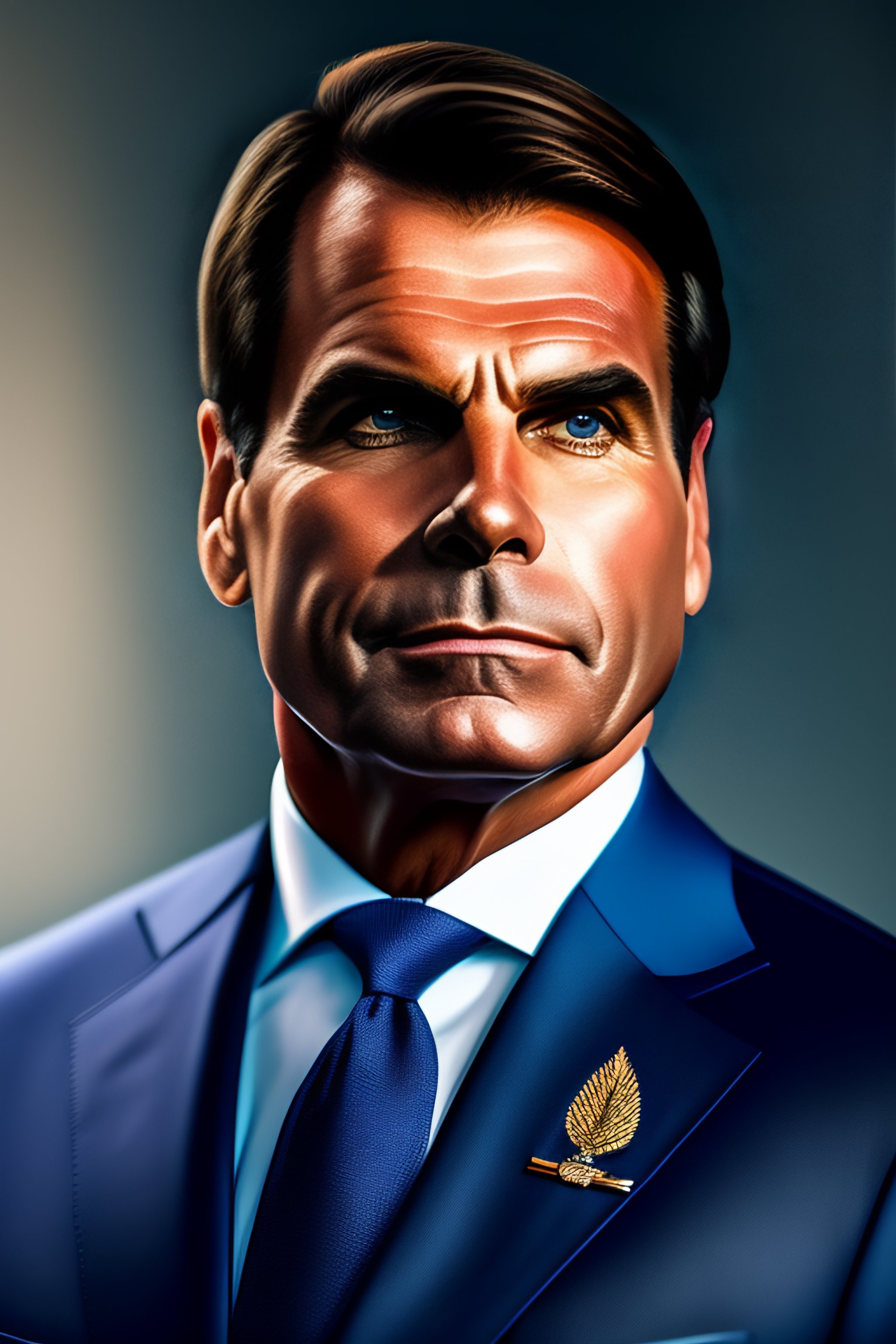 Lexica - A full-body portrait of Brazilian President Jair Bolsonaro ...