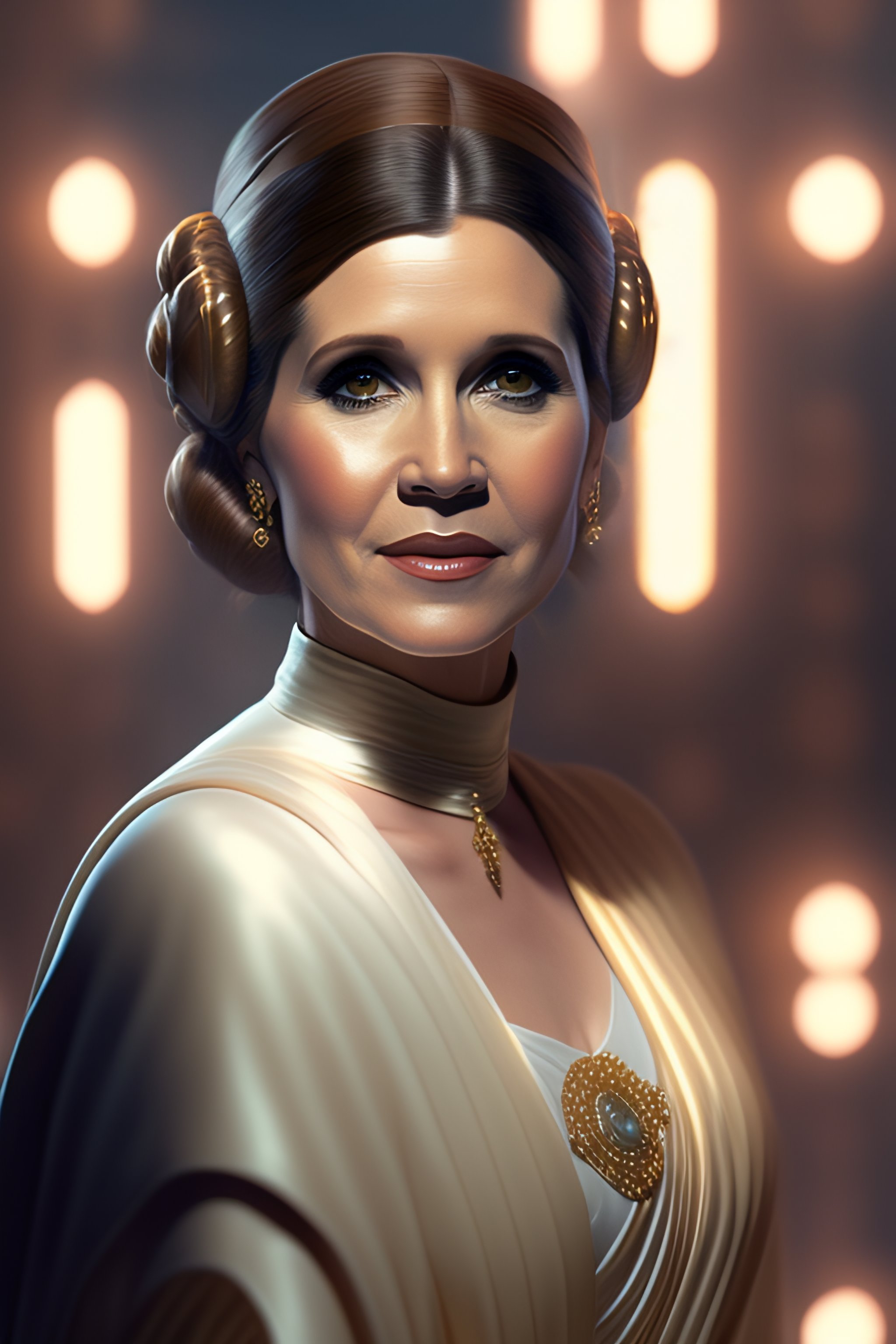 Lexica - Nakedd, full length, legs, young Carrie Fisher as Princess ...