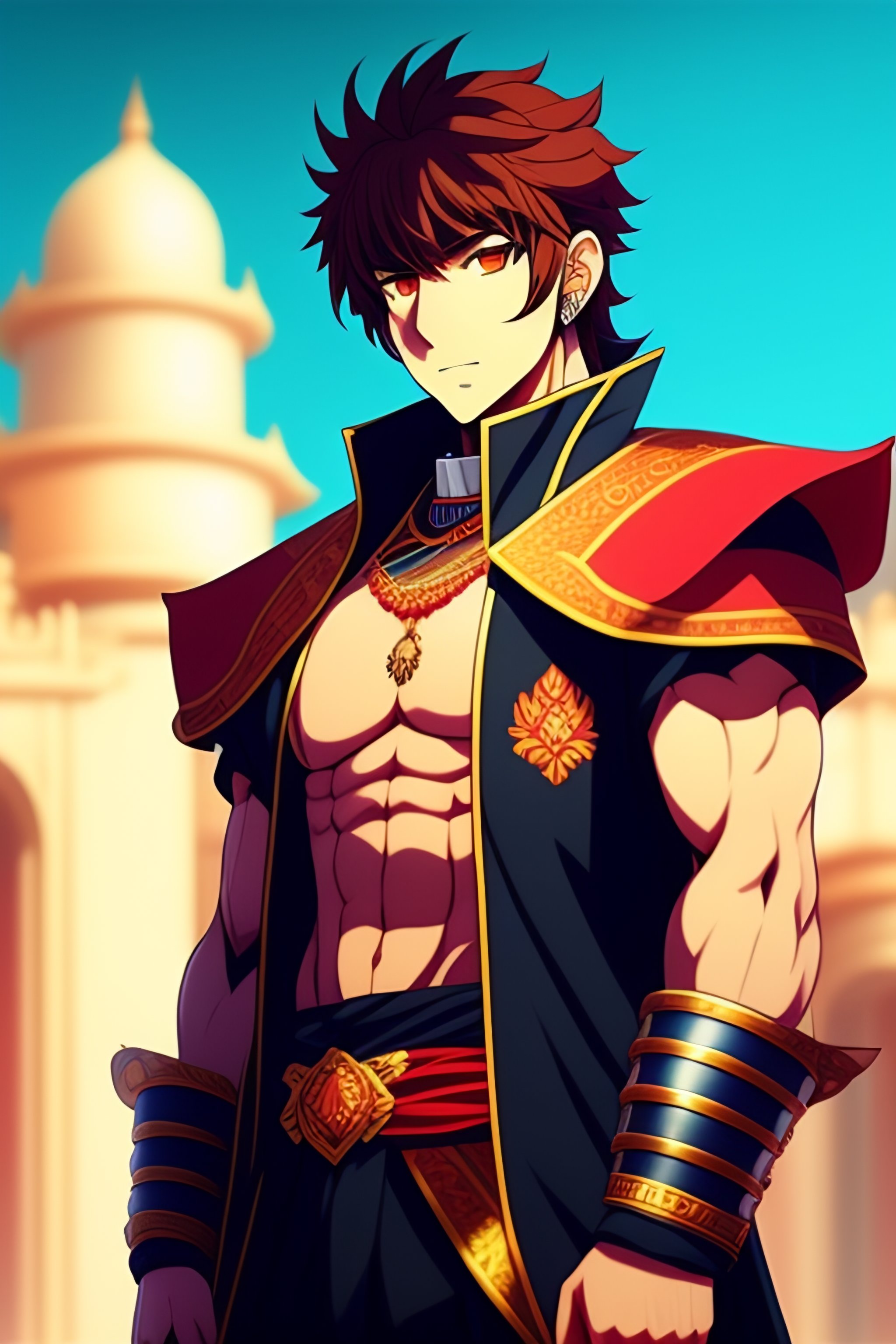 Lexica - Peru as a man anime style