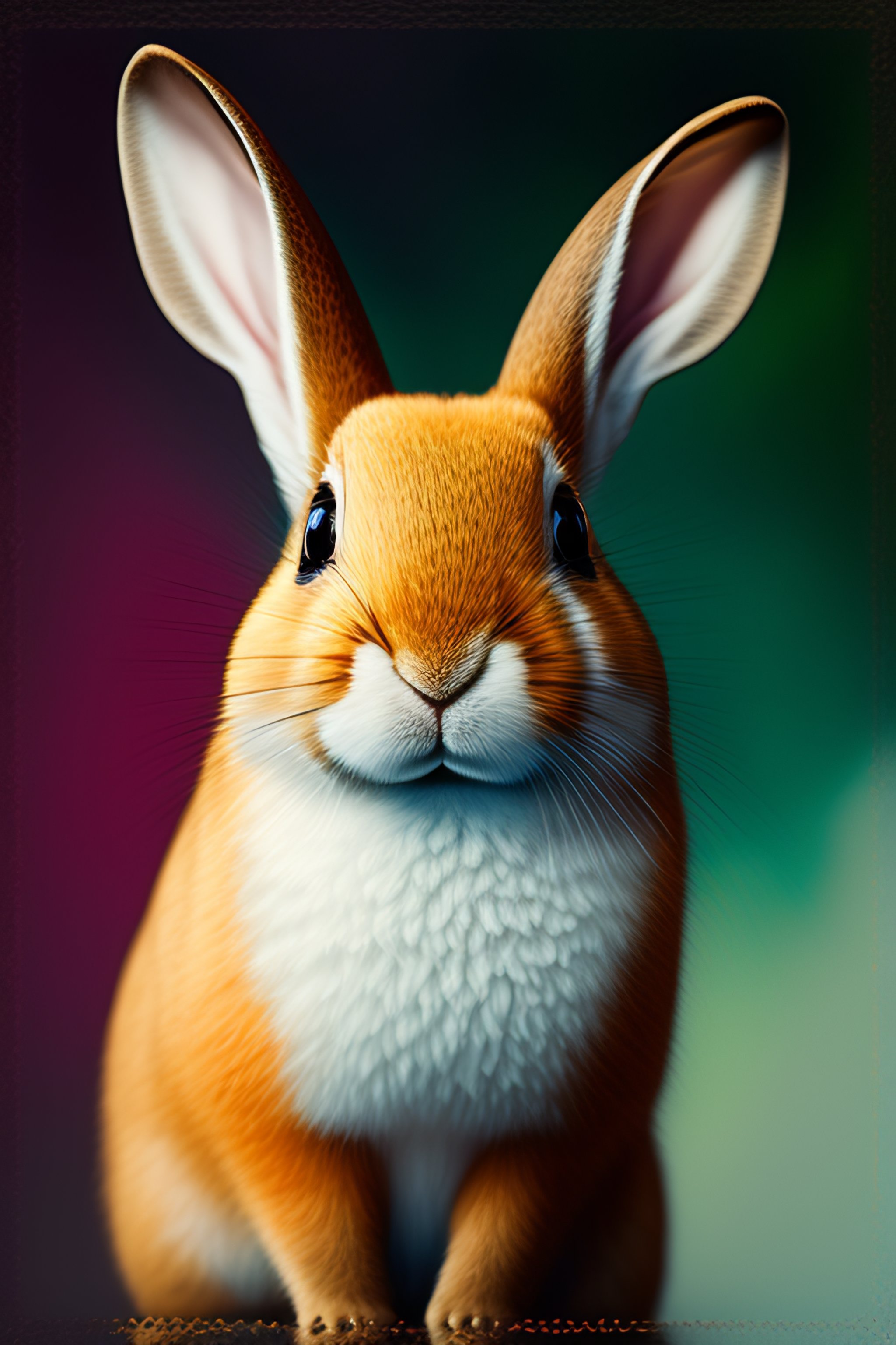 Lexica - Portrait of a rabit in the style of Bauhaus