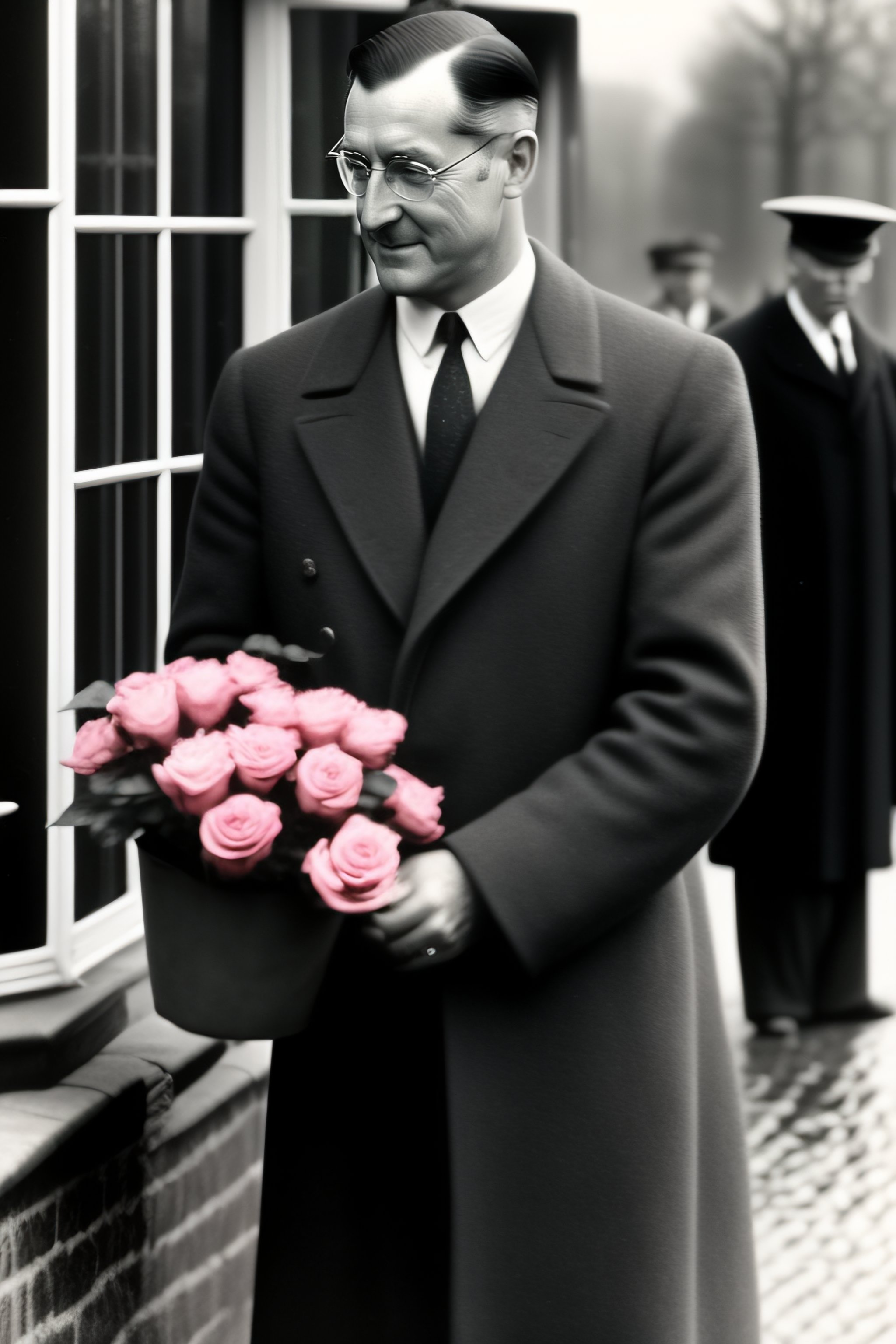 Lexica - Dr Archibald McIndoe picking a rose in East grinstead in 1940 ...