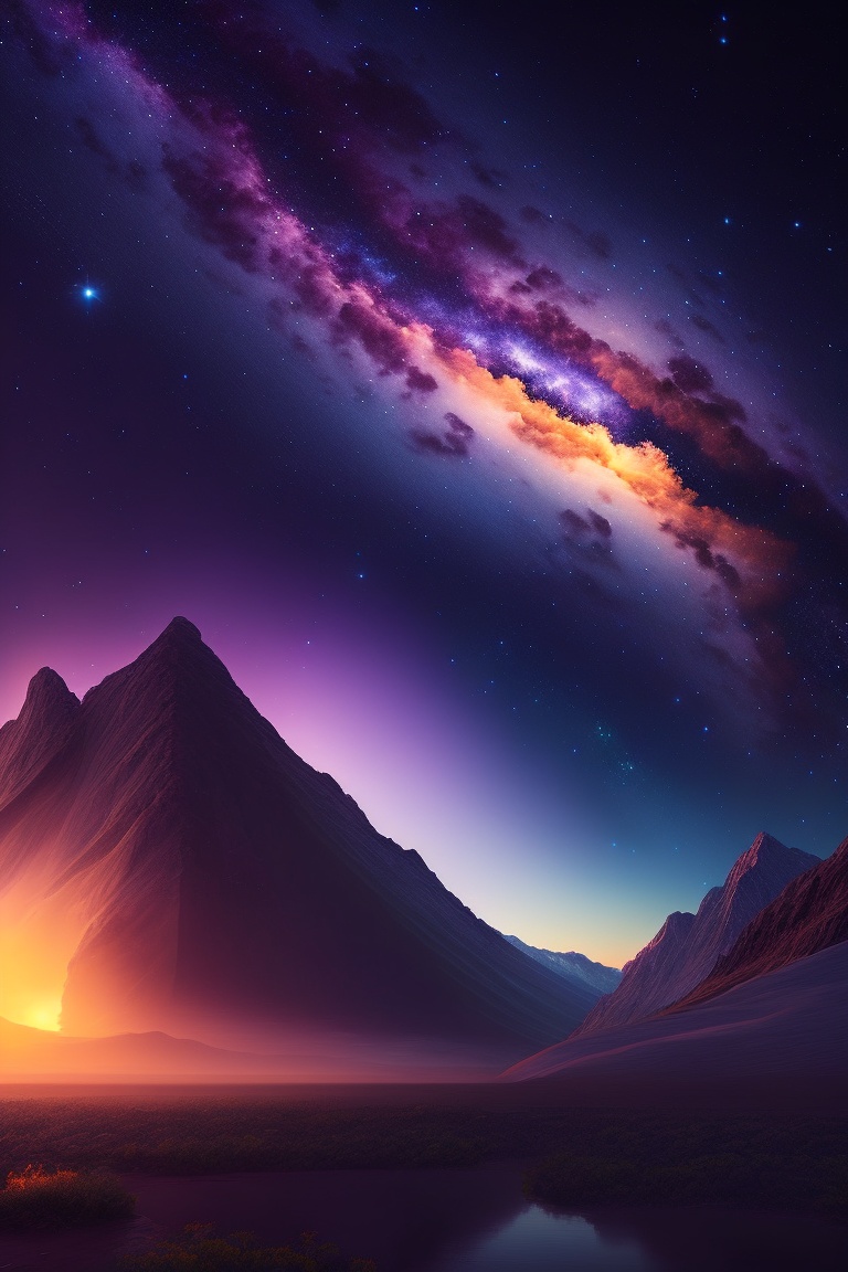 Lexica - Milky way galaxy, with details, very unique, realistic, unique ...