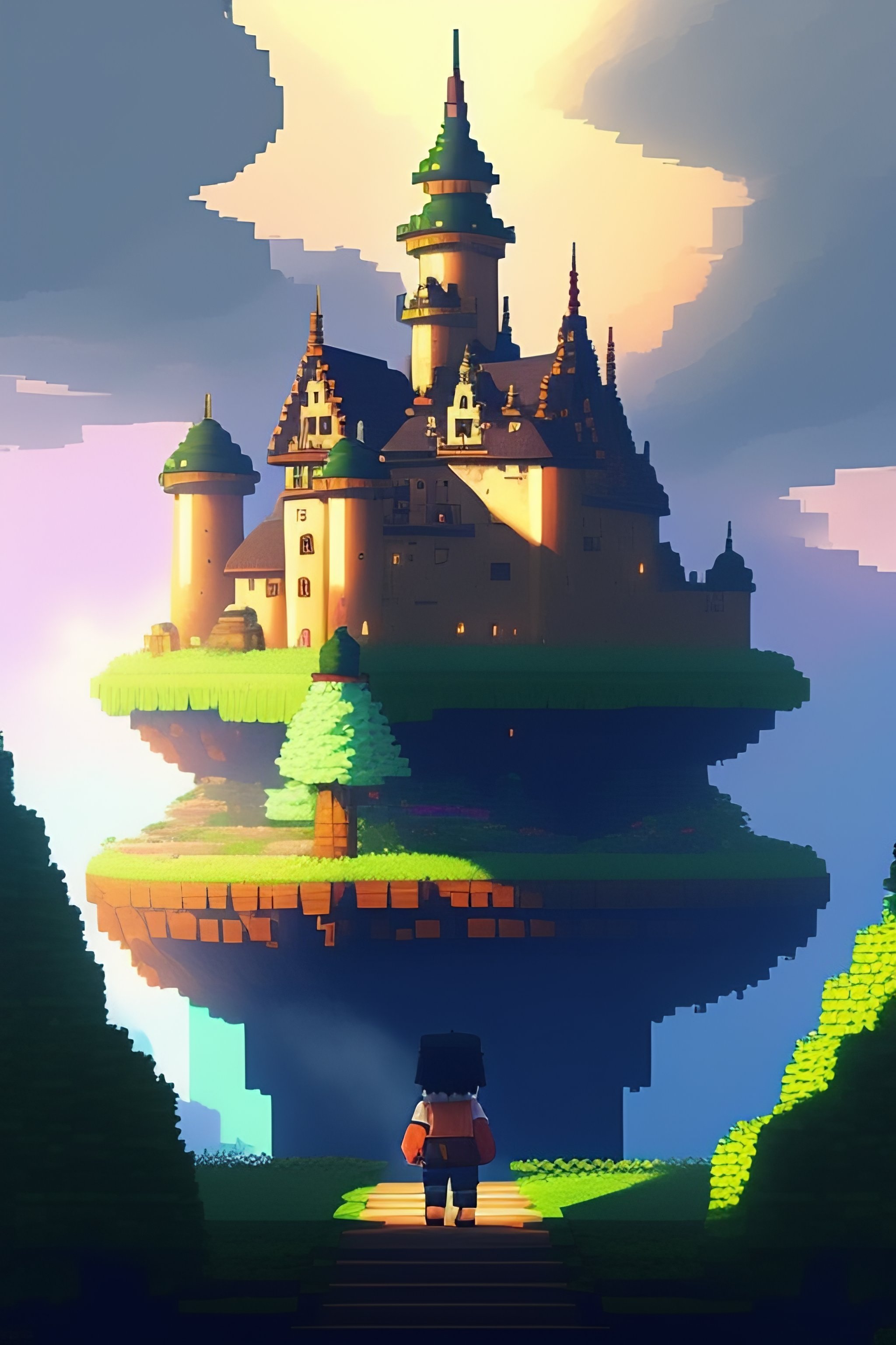 Lexica - Studio ghibli's, castle in the sky, minecraft, rebecca sugar, samb
