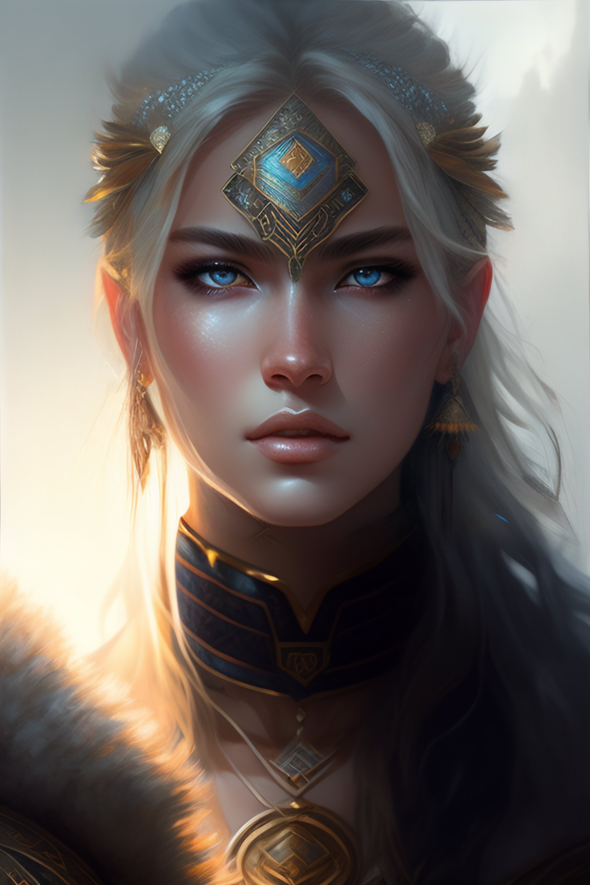 Lexica - Girl with perfect body as shaman, (muscular), dd, fantasy ...