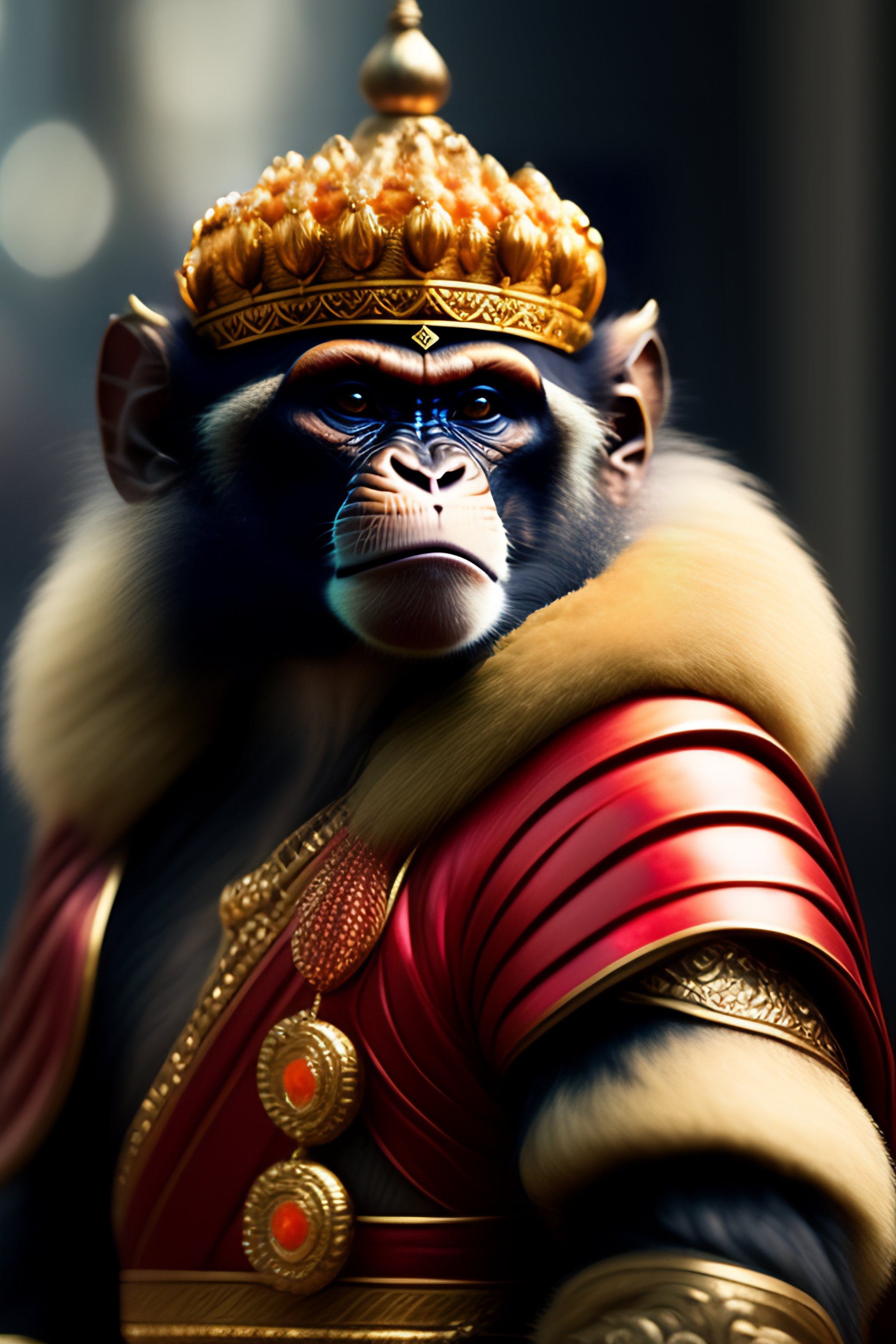 Lexica - The monkey king is sad when the market crashes