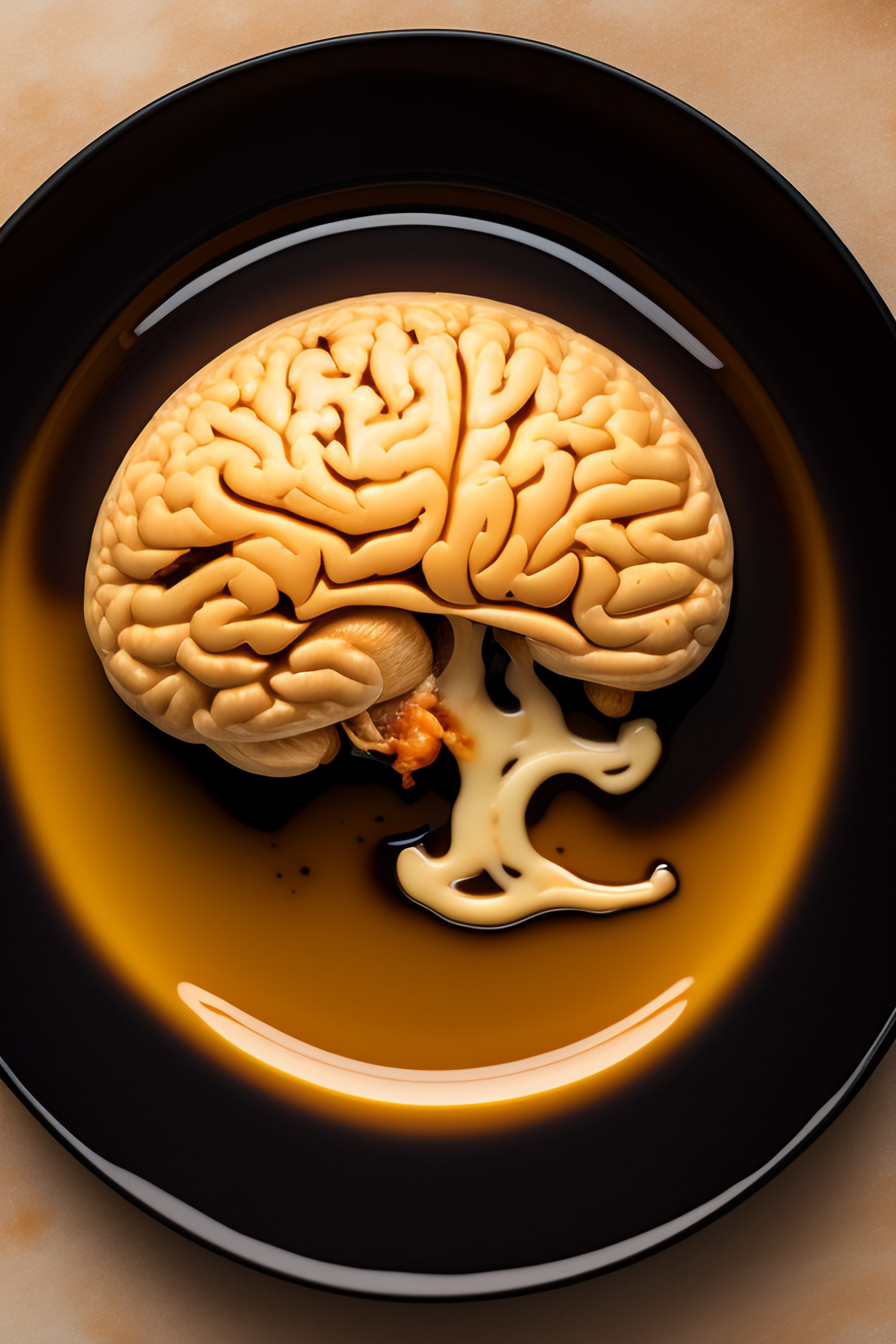 Lexica - Roasted brain on a plate
