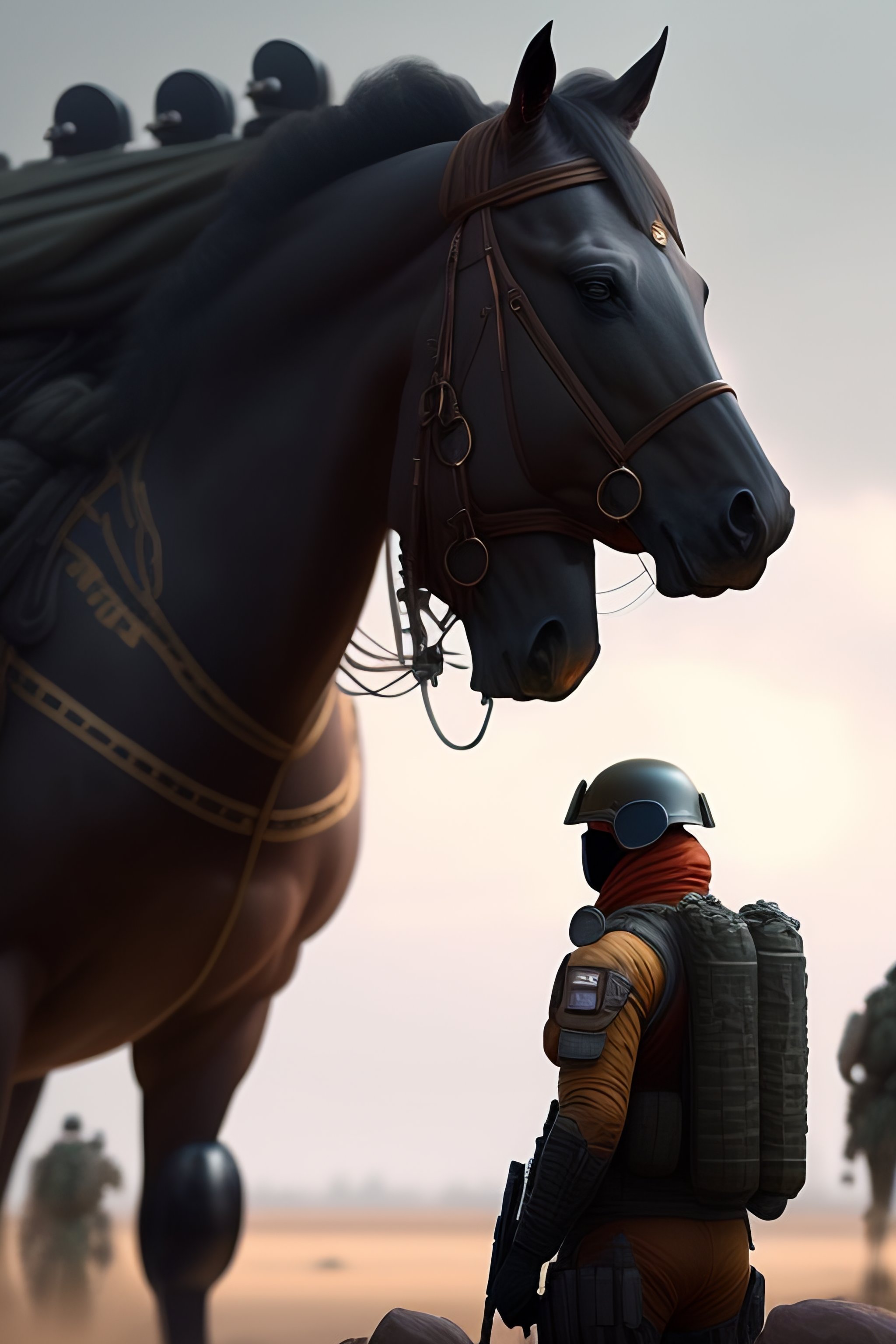 Lexica - Masked special forces soldier heavily armored intimidating by ...