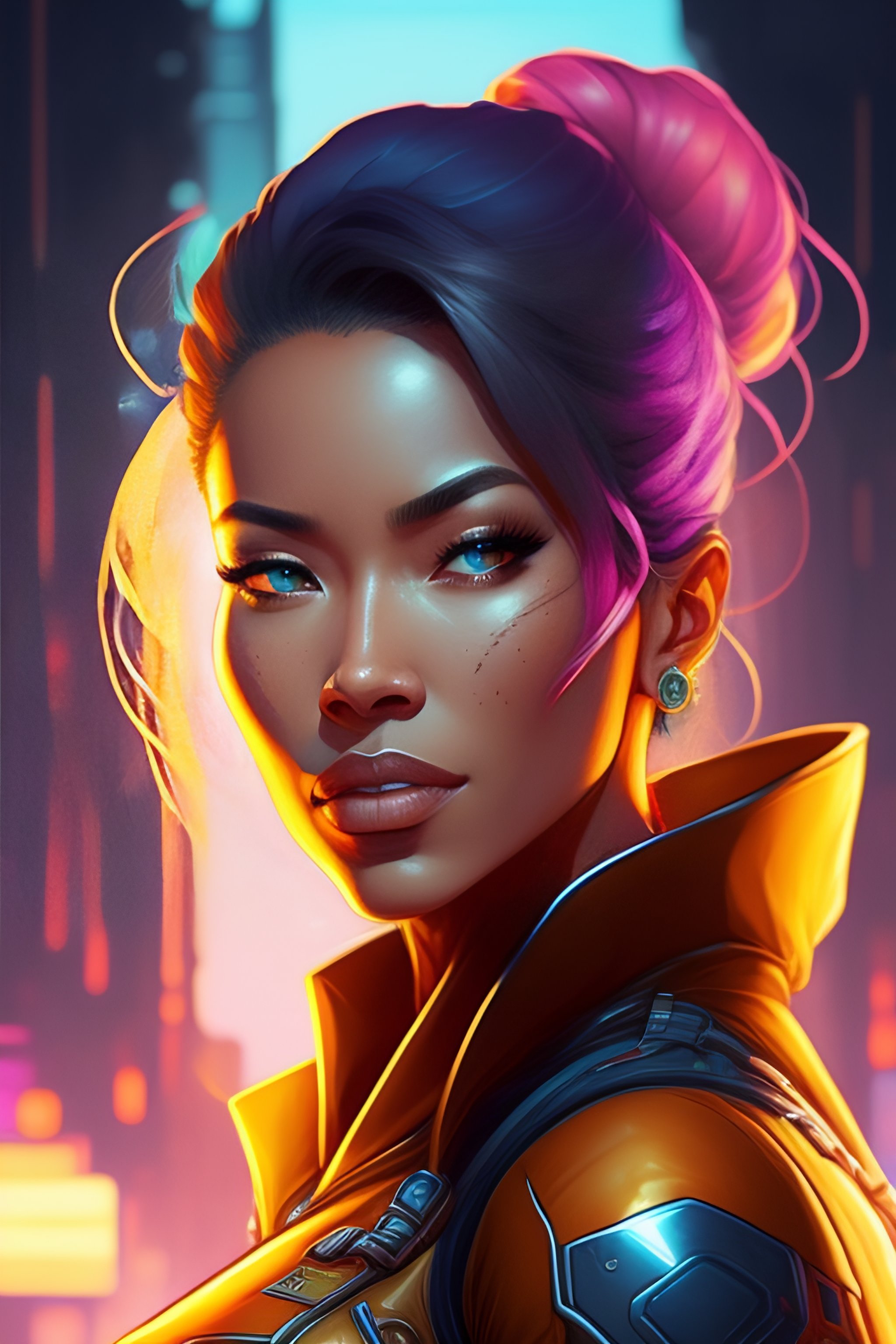 Lexica - A study of cell shaded portrait of james cameron cyborg as ...