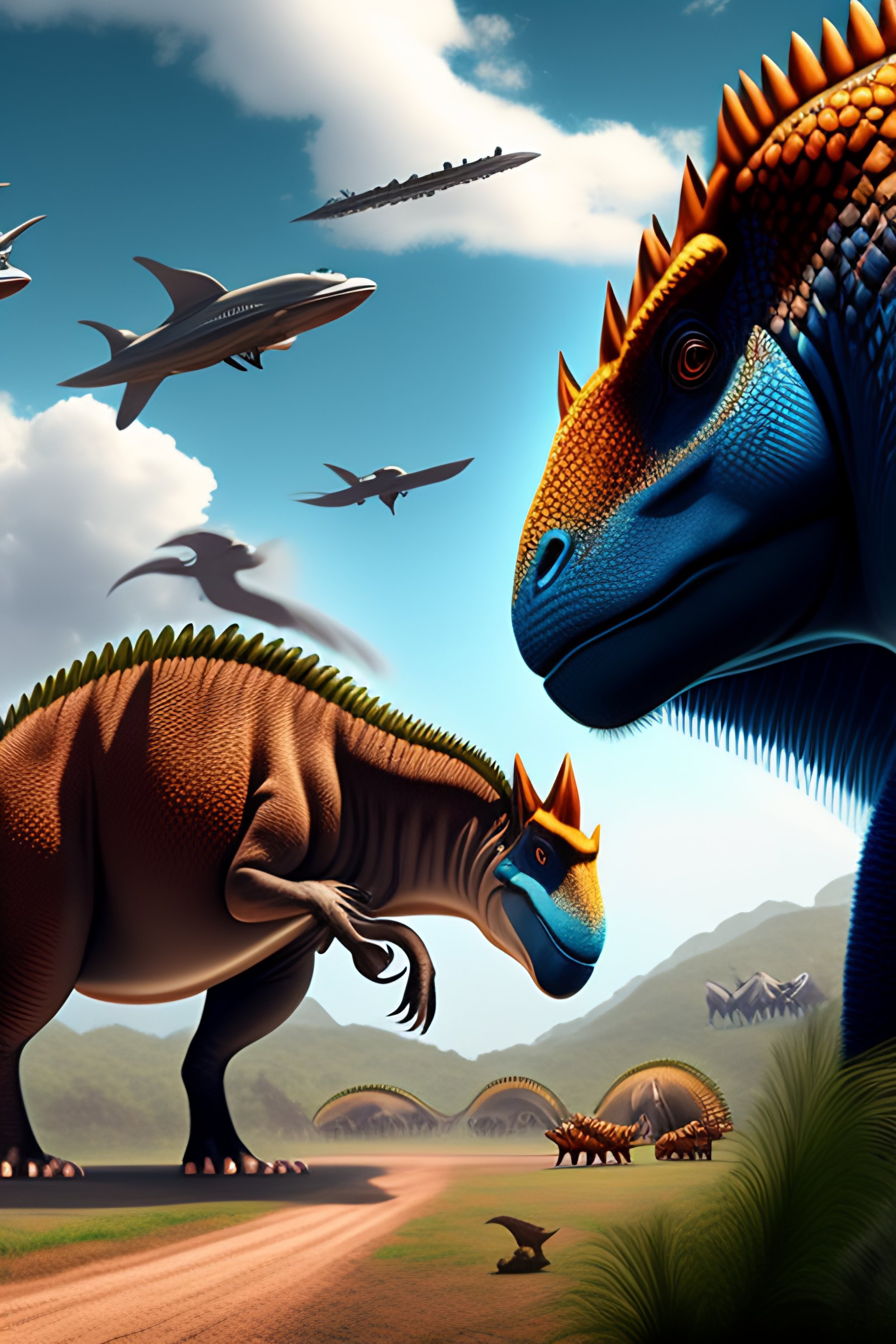 Realistic Dinosaur Art