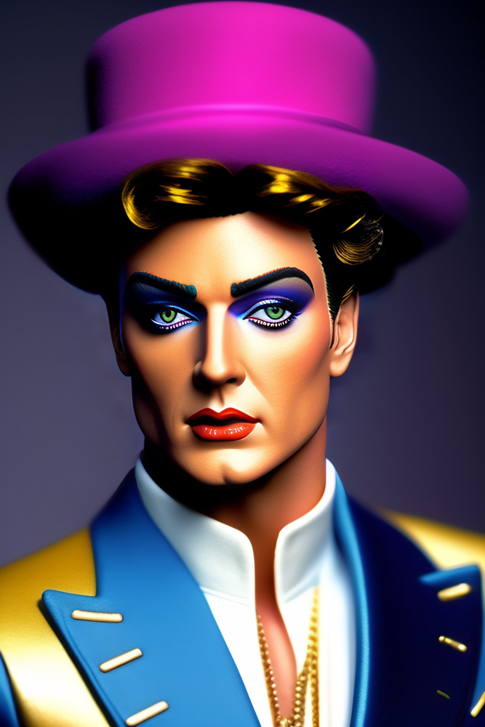 Lexica - 80s Boy George as a Ken doll