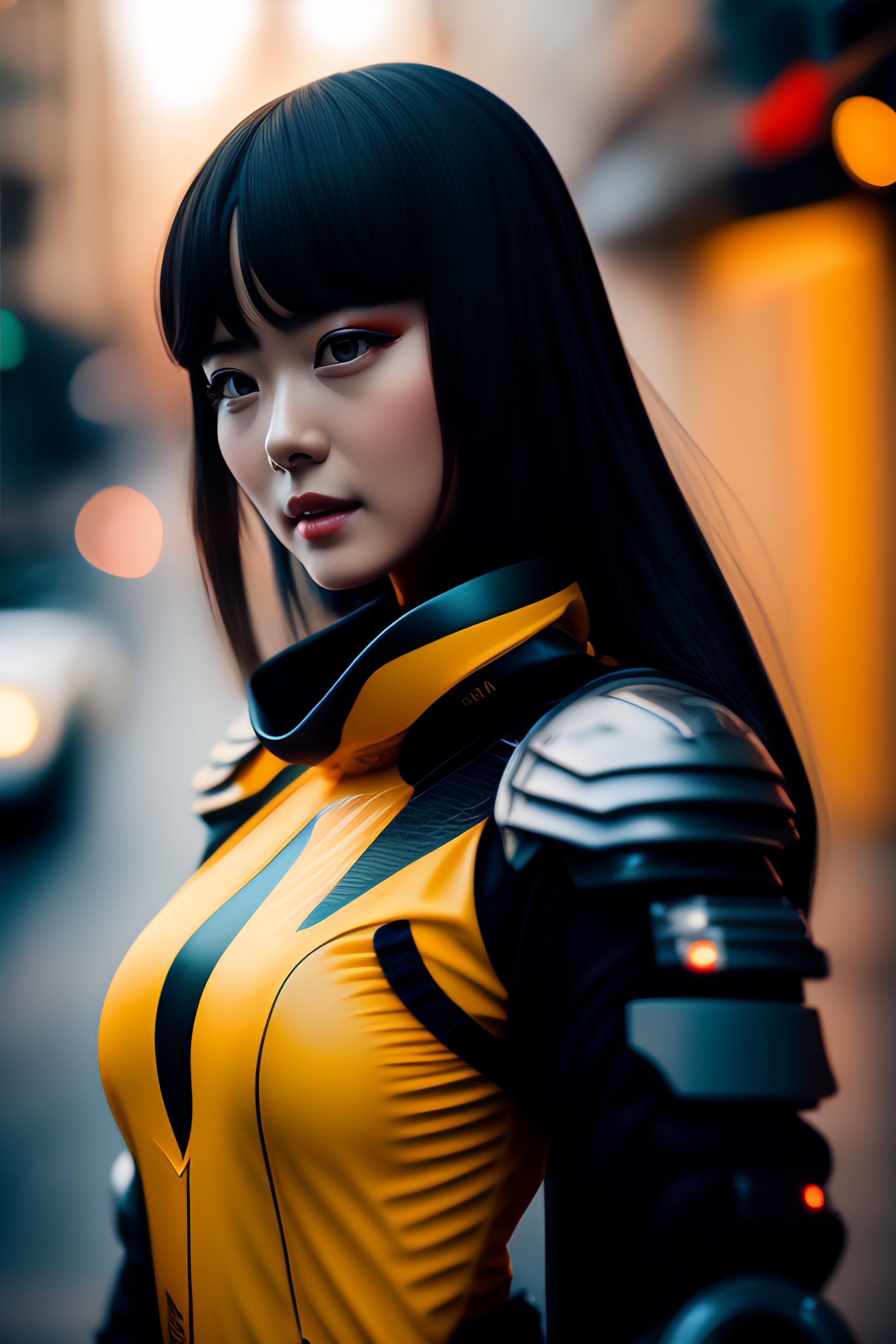 Lexica - Photoreal, cosplay, Cosplayer, cyber punk, Kanna Hashimoto ...