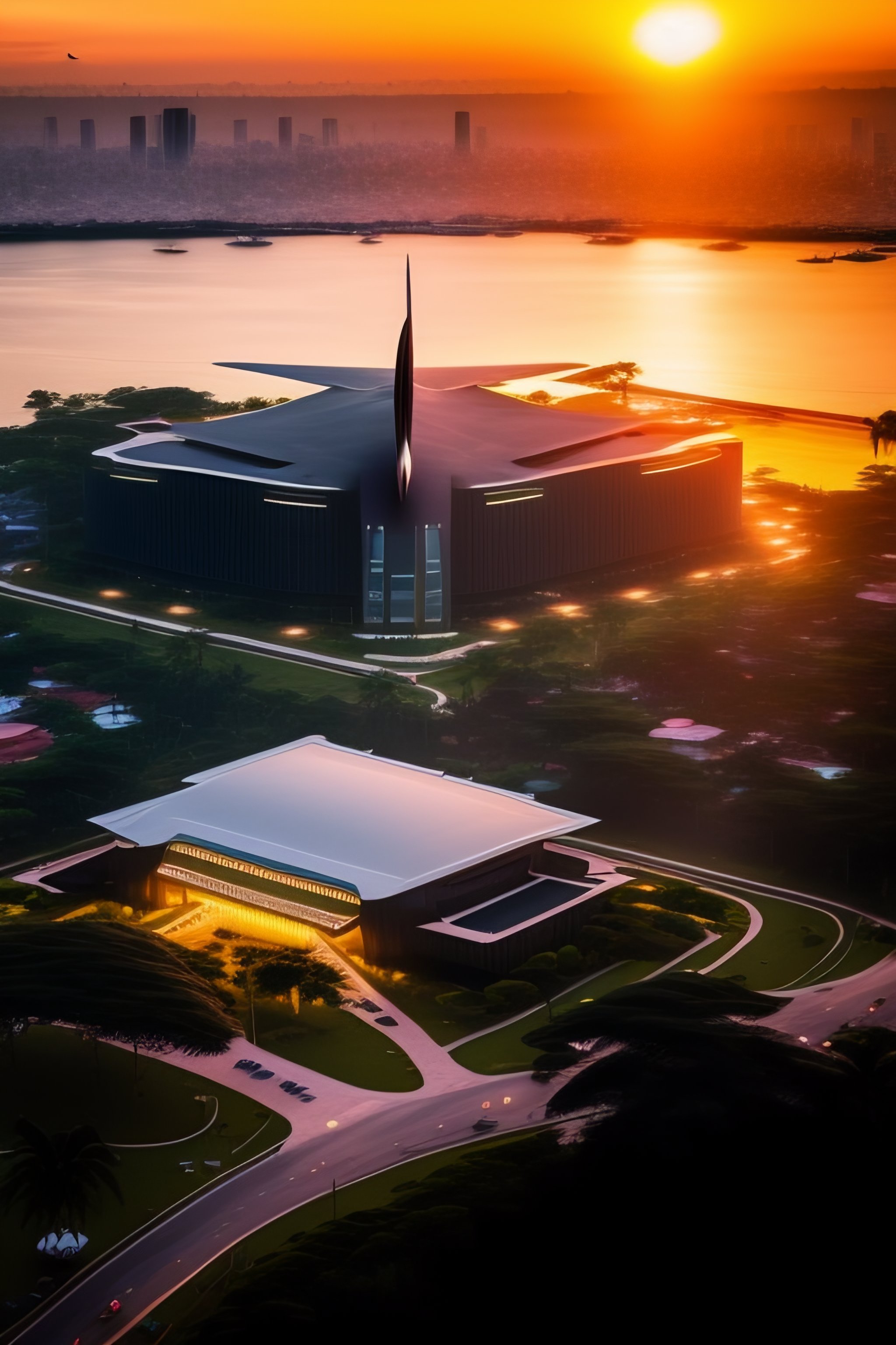 Lexica - Photo-realistic high-resolution aerial photograph of top ...