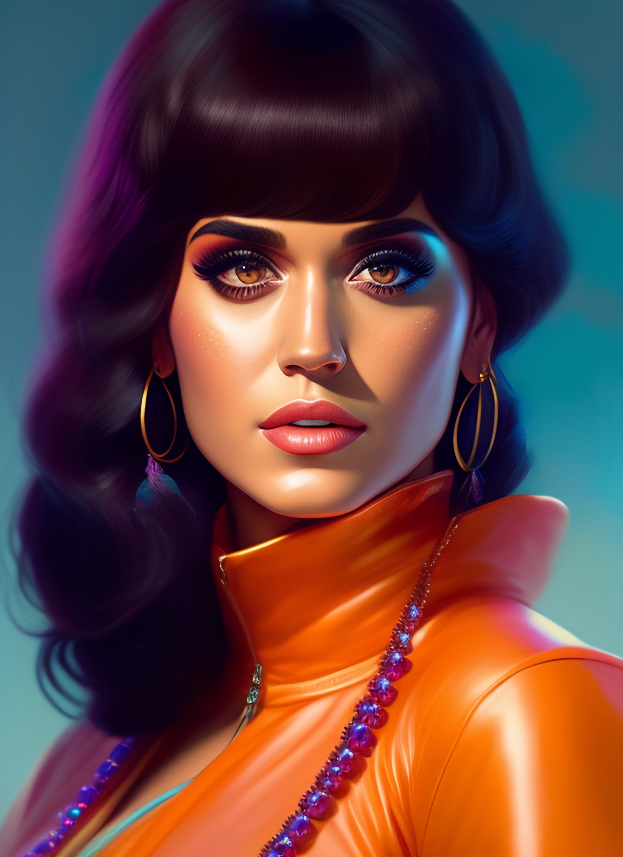 Lexica - Portrait of Katy Perry as Dora the Explorer, highly detailed ...