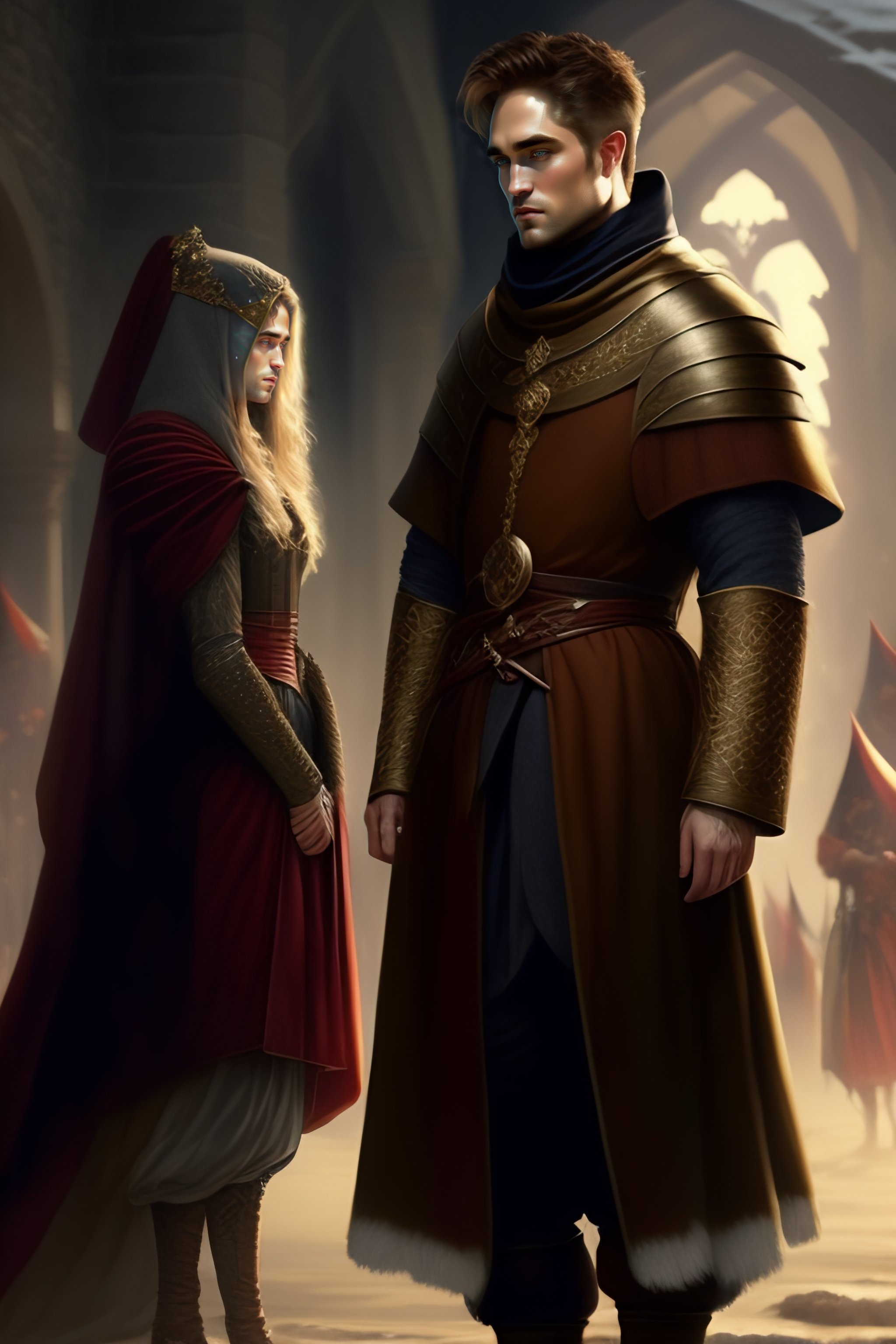 Lexica - Robert Pattinson in medieval clothes! With sward, Amazing ...