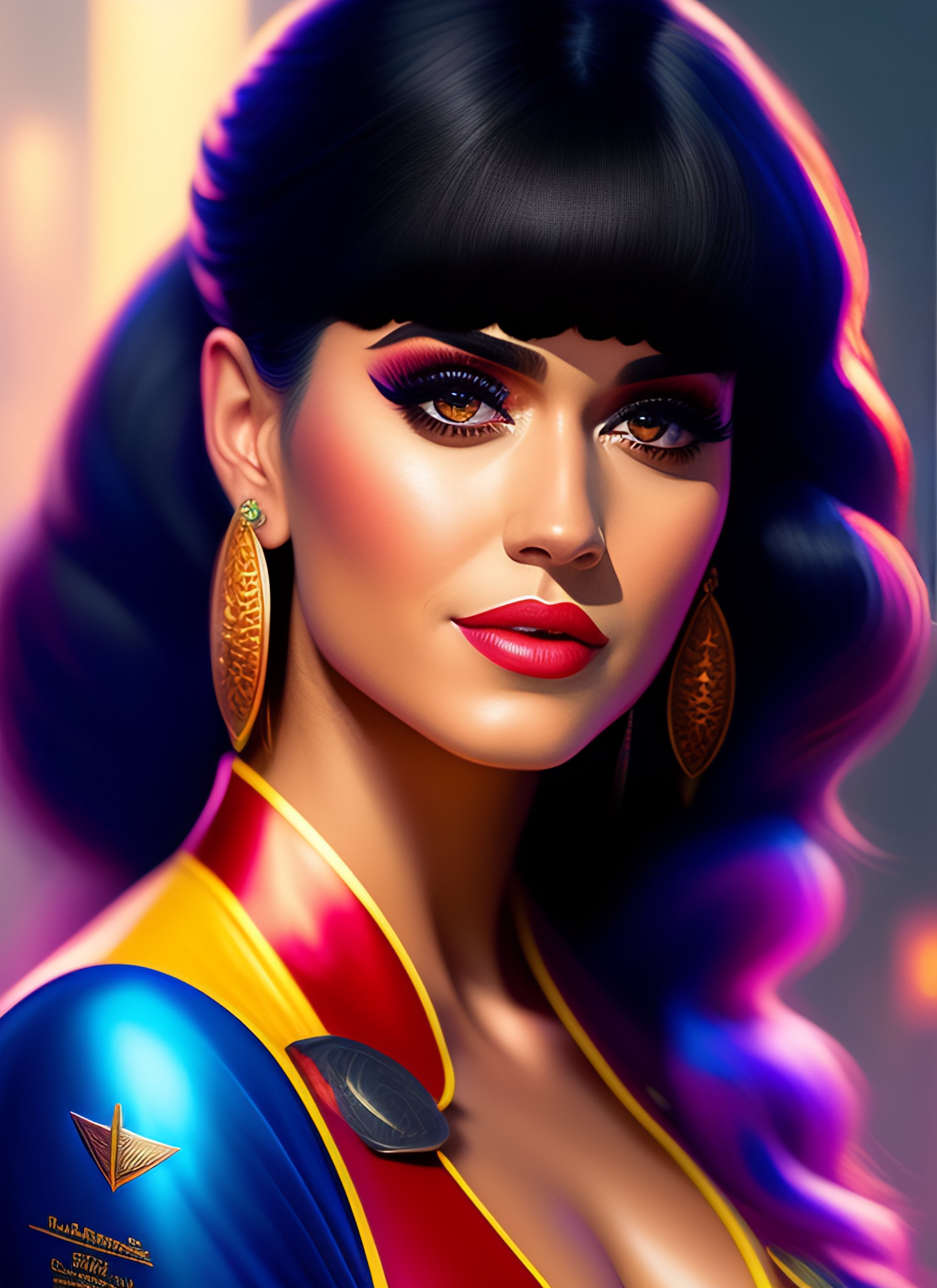 Lexica - Portrait of Katy Perry as Dora the Explorer, highly detailed ...