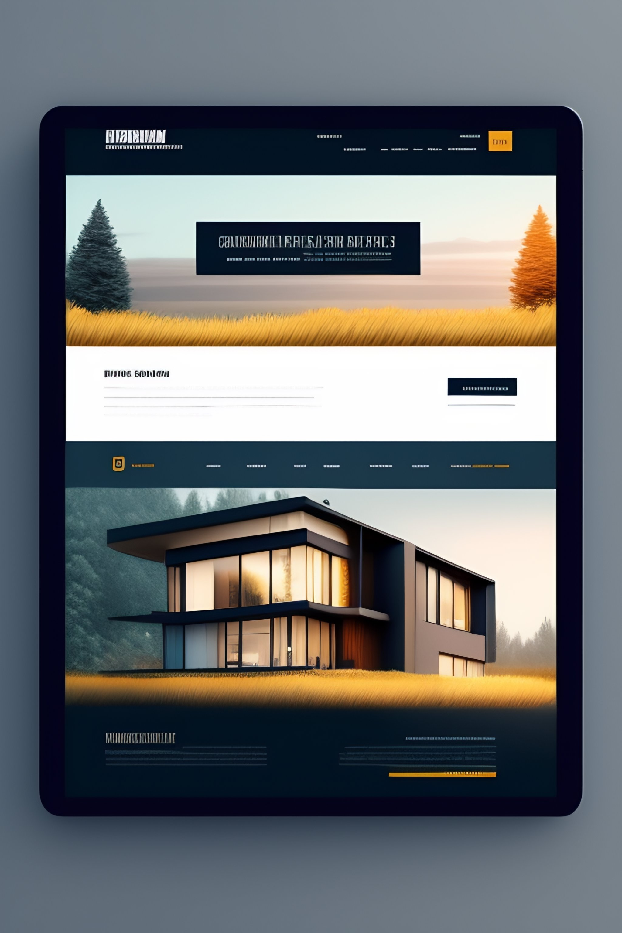 Lexica - Webpage background hero image for real estate company modern ...