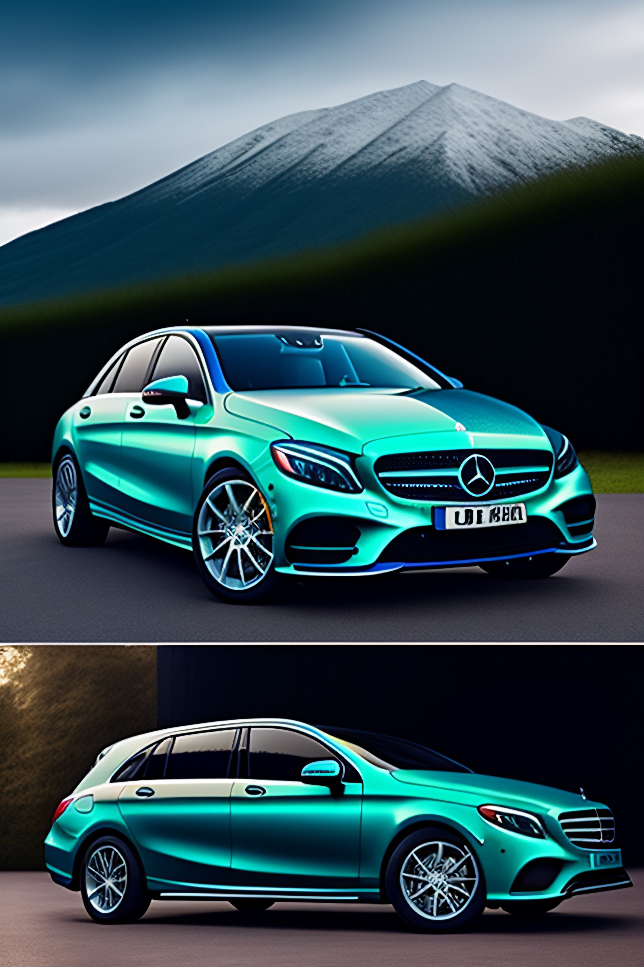 Lexica - COCHE MERCEDES CLASE C220 AZUL ESPECTRAL EN LA SELVA