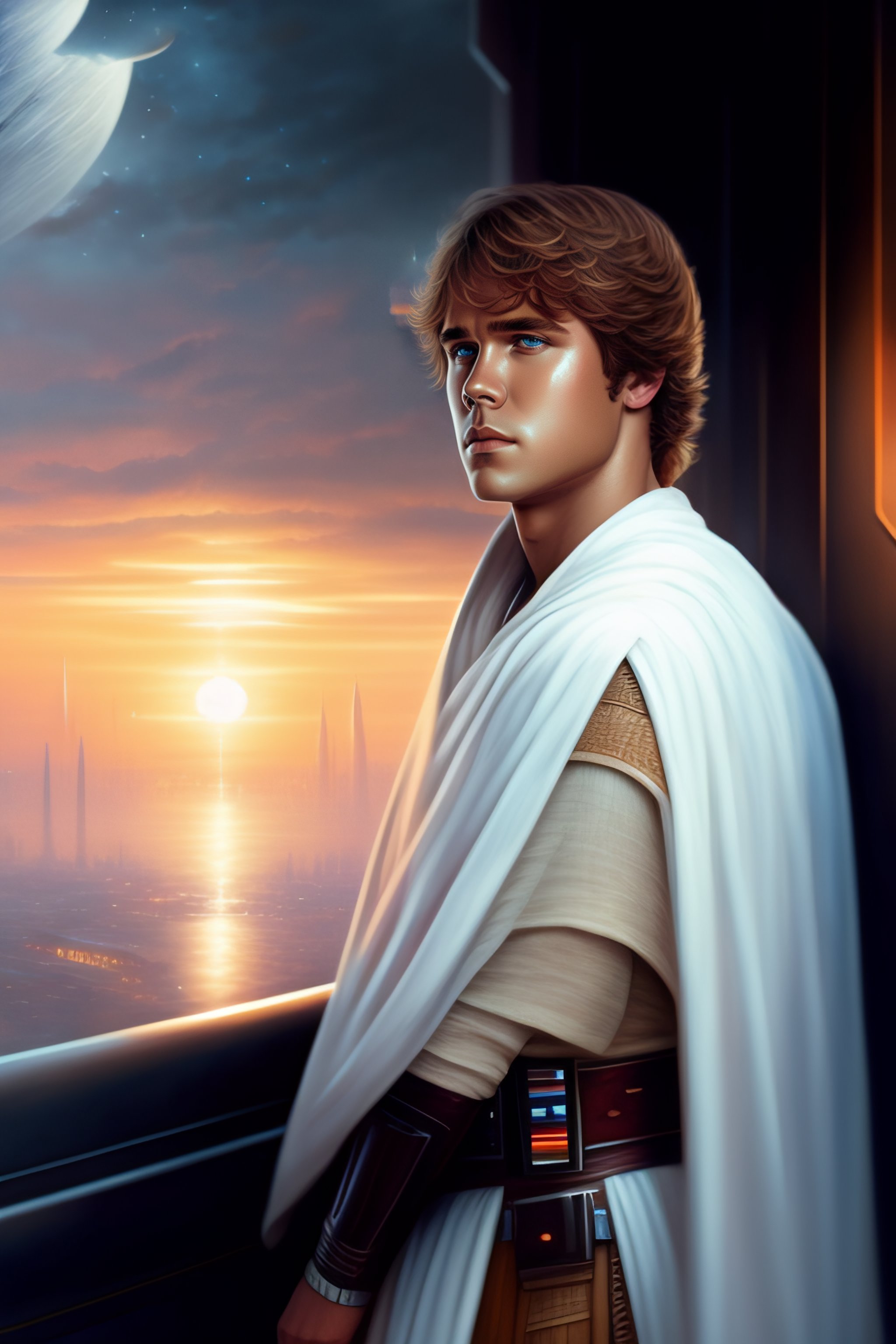 Luke Skywalker Cartoon Face