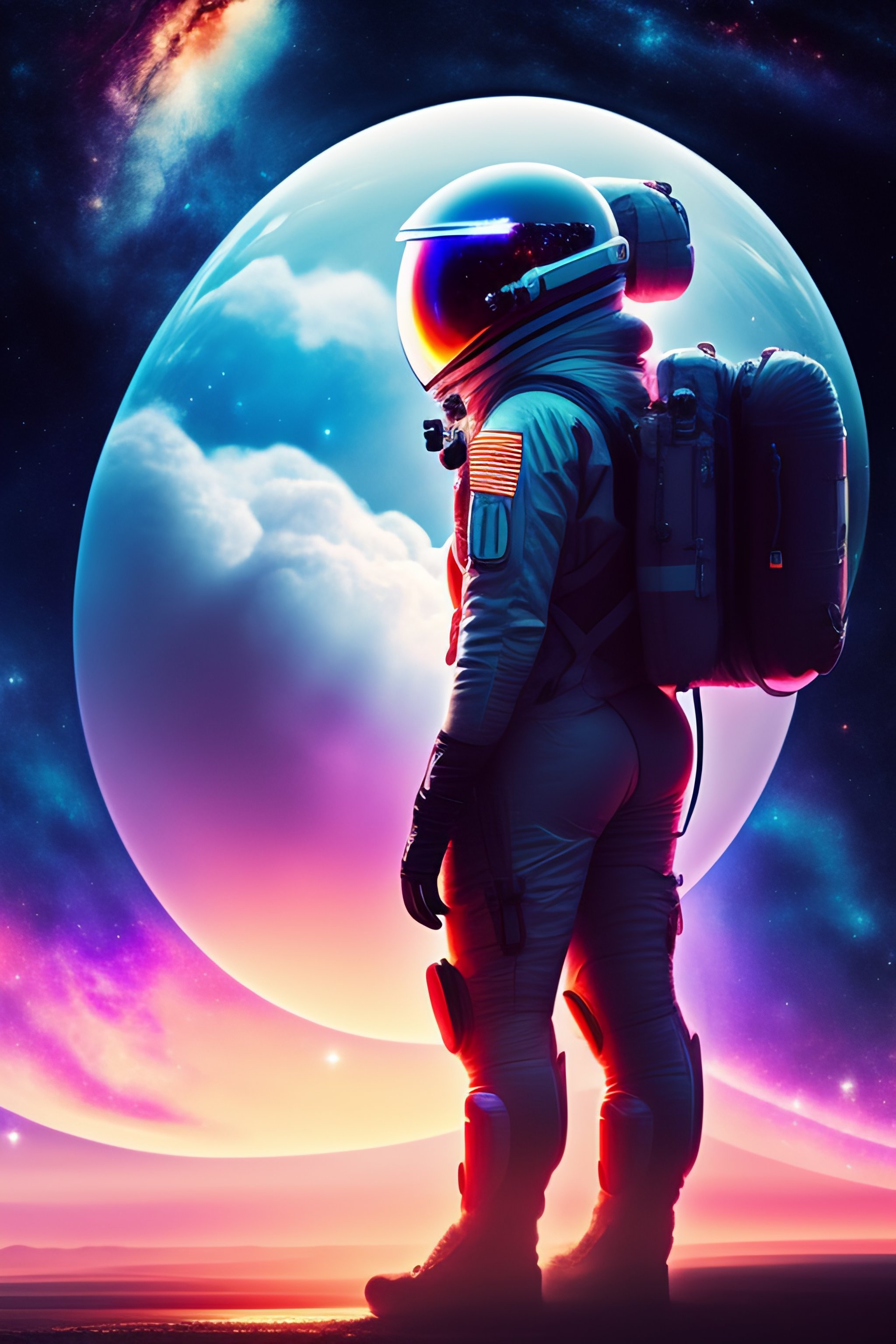 Lexica - Imagine a brave and adventurous space explorer, boldly ...