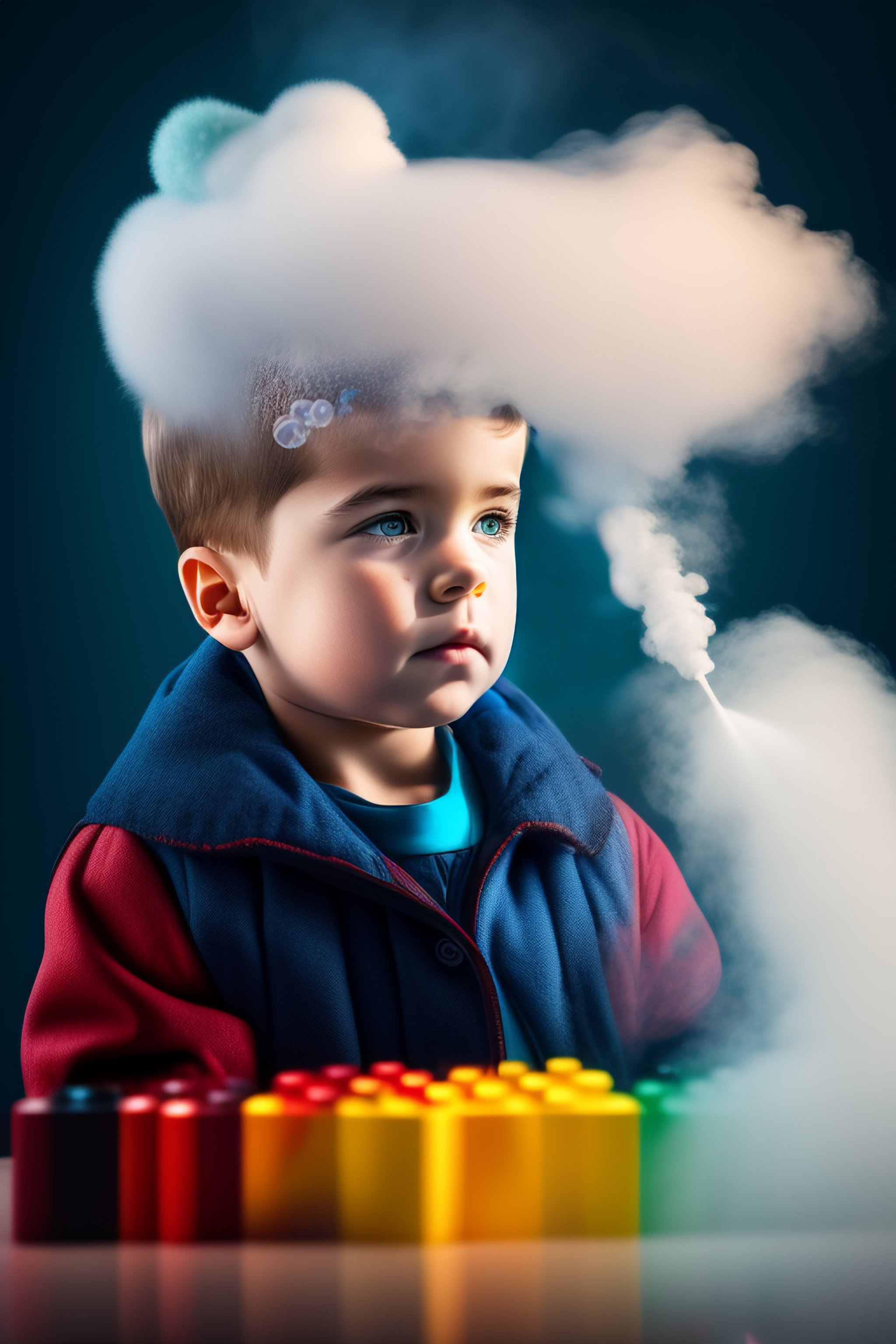 Lexica - Vape, child, 4k, realistic, lego