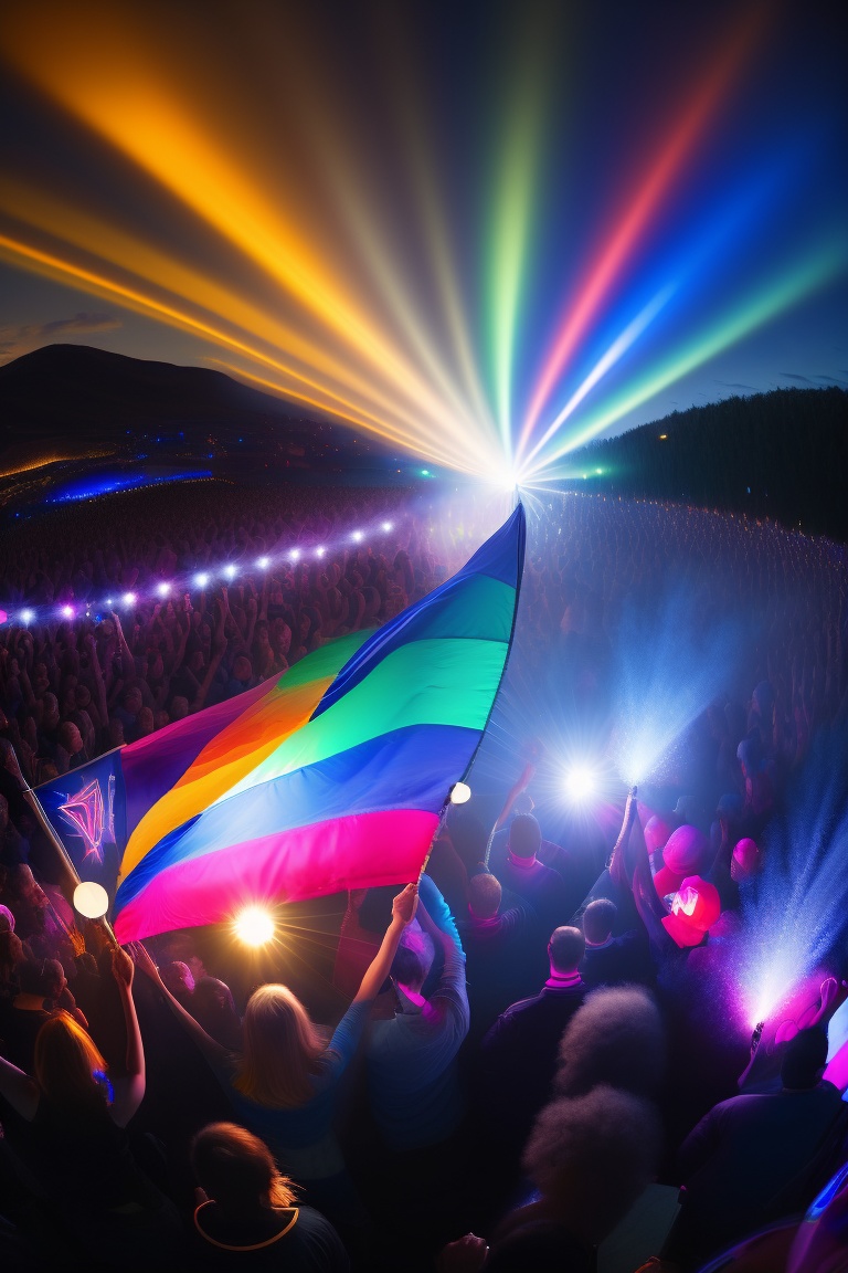 Lexica - Birthday Party Rave Scene, HD, Lasers and lights