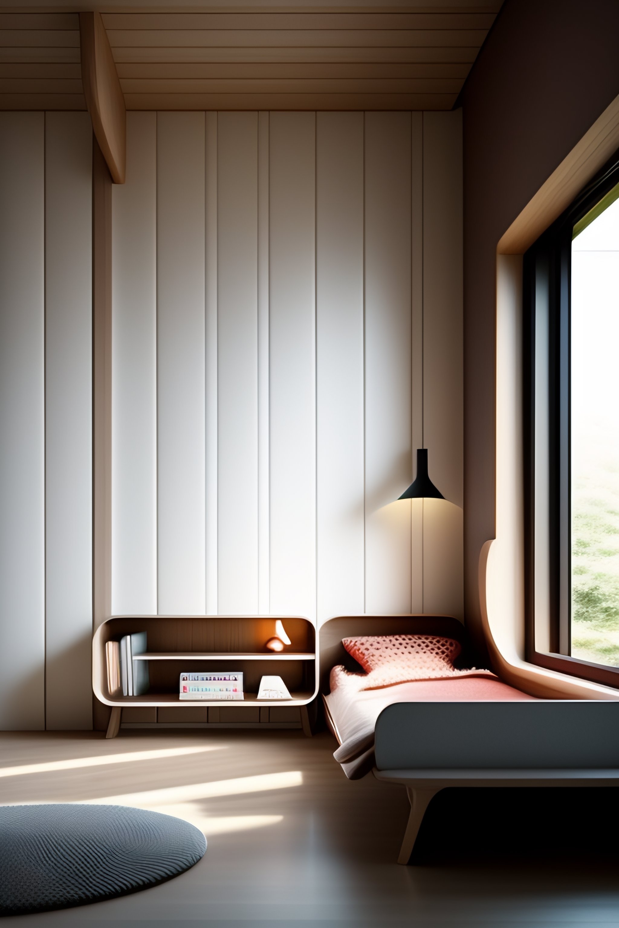 Lexica - Japaneese children room minimalist wood white