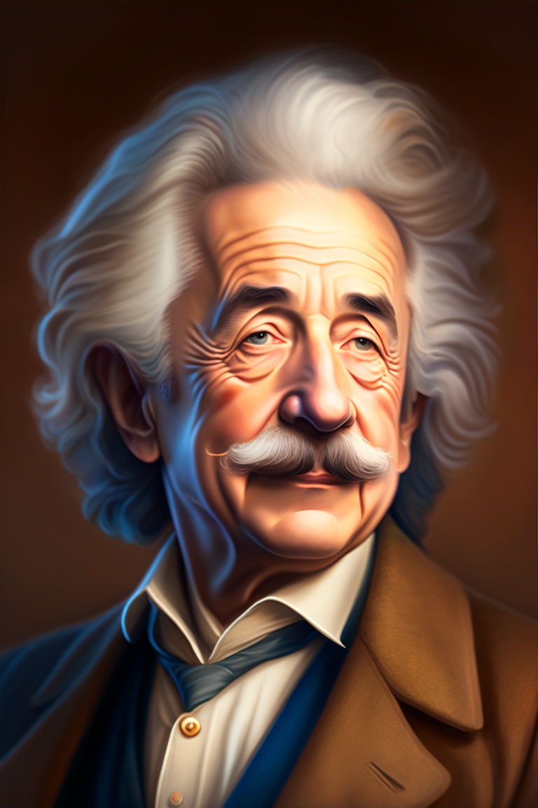 Lexica - Perfectly-centered portrait of Albert Einstein , highly ...