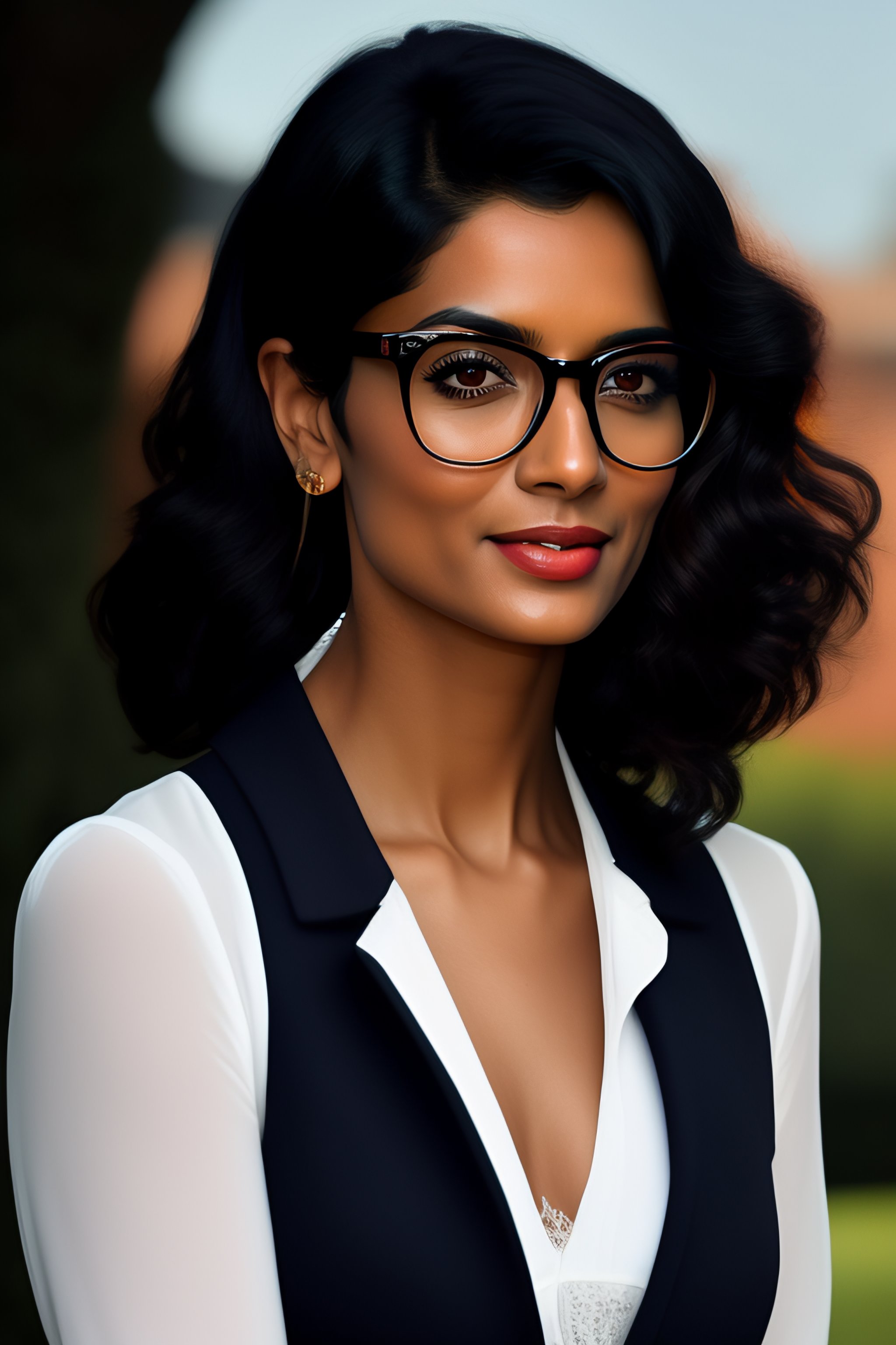 Lexica - Anglo-Indian woman in early 30s, short black hair, like Taylor ...