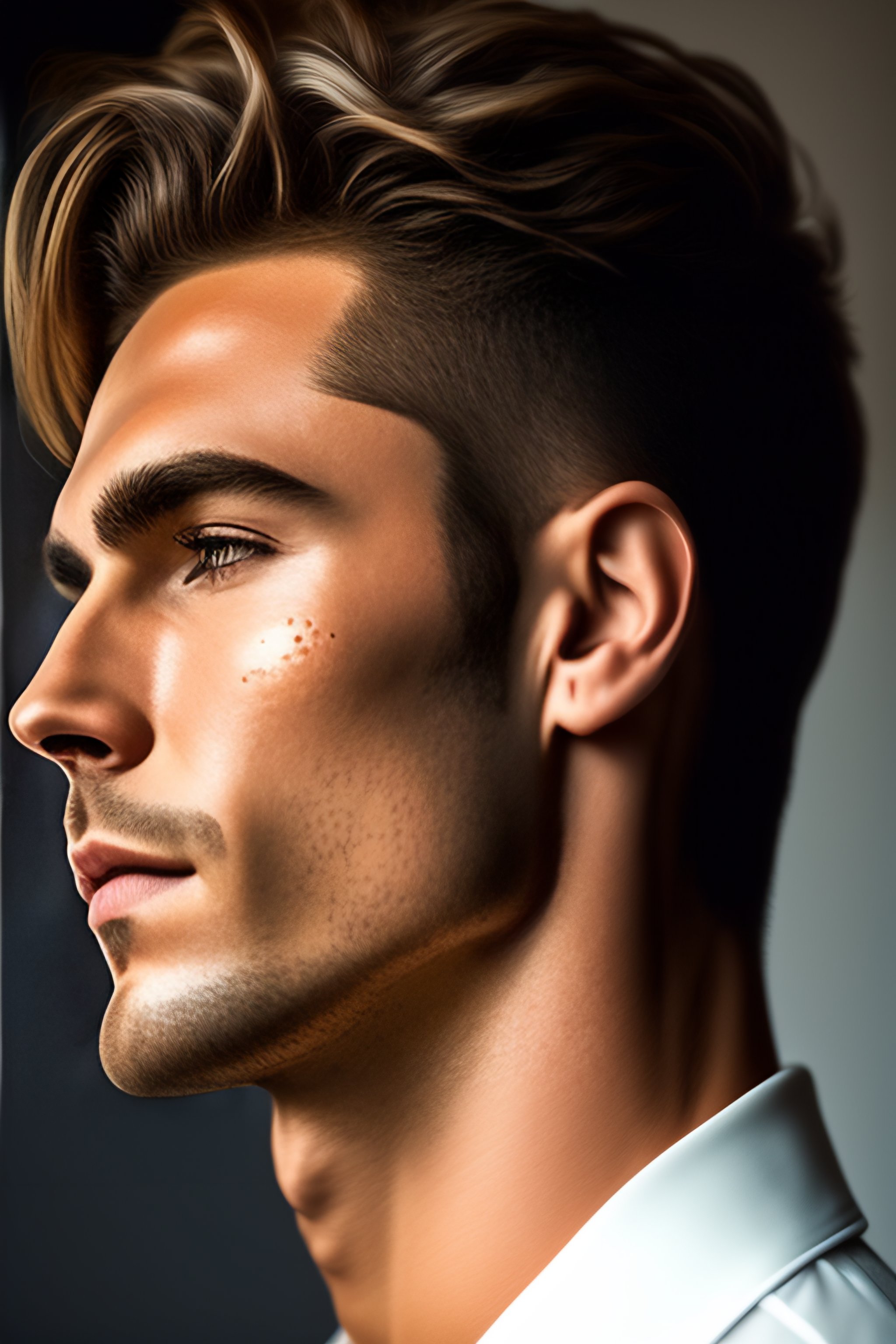 Lexica - Handsome man with a scar on cheek