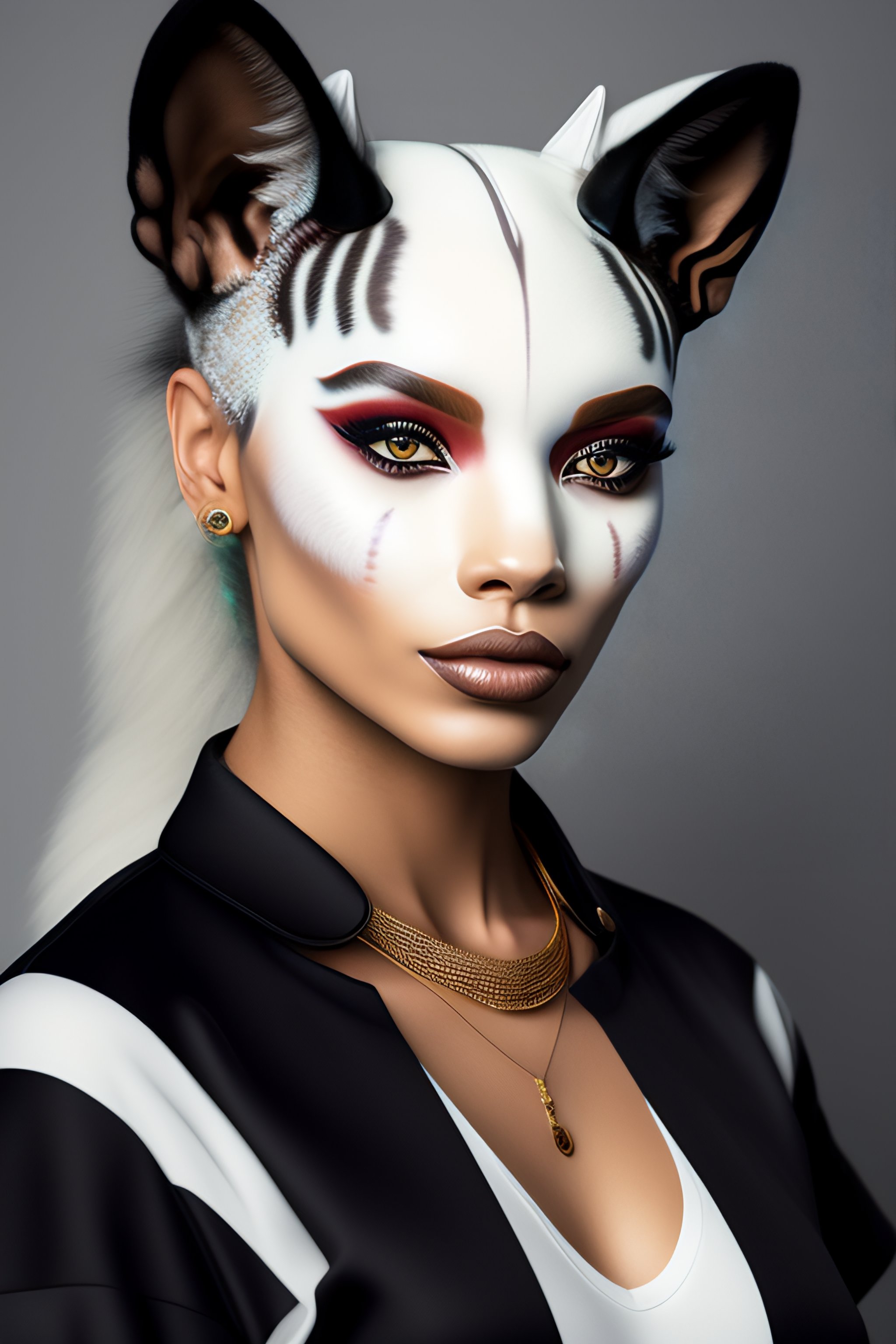 Lexica - Professional studio photo portrait of anthro anthropomorphic ...