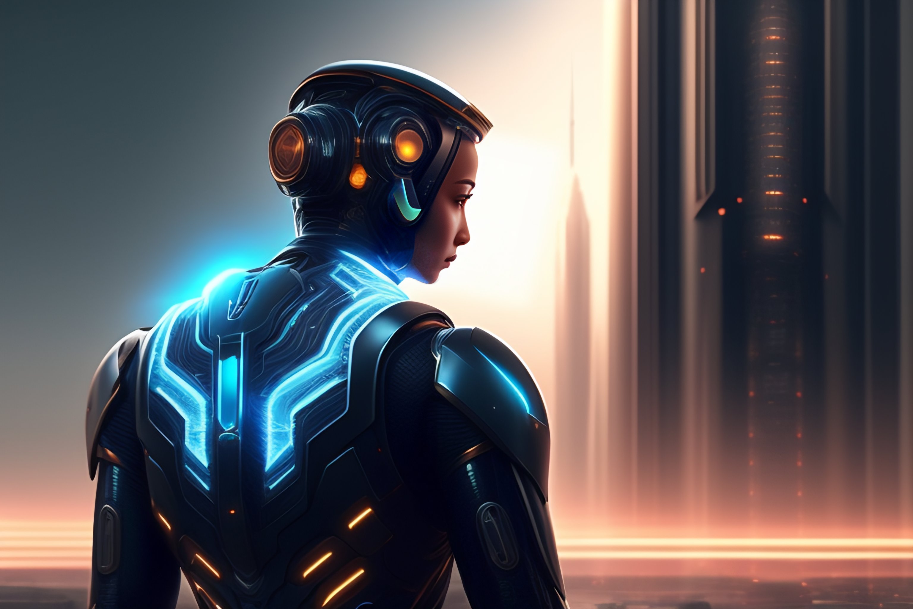 Lexica - Artificial intelligence in 2050, concept art, future