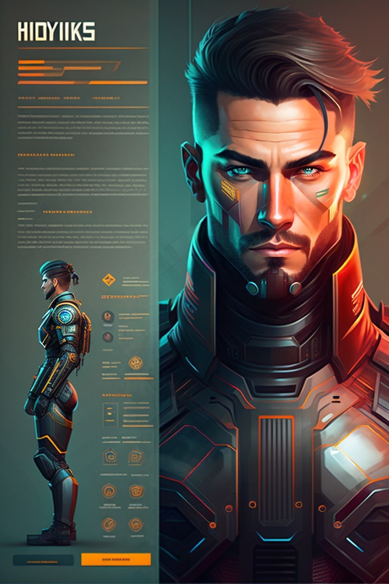 Lexica - Cyberpunk, Humanoid Futuristic High detailed Robot Face and ...