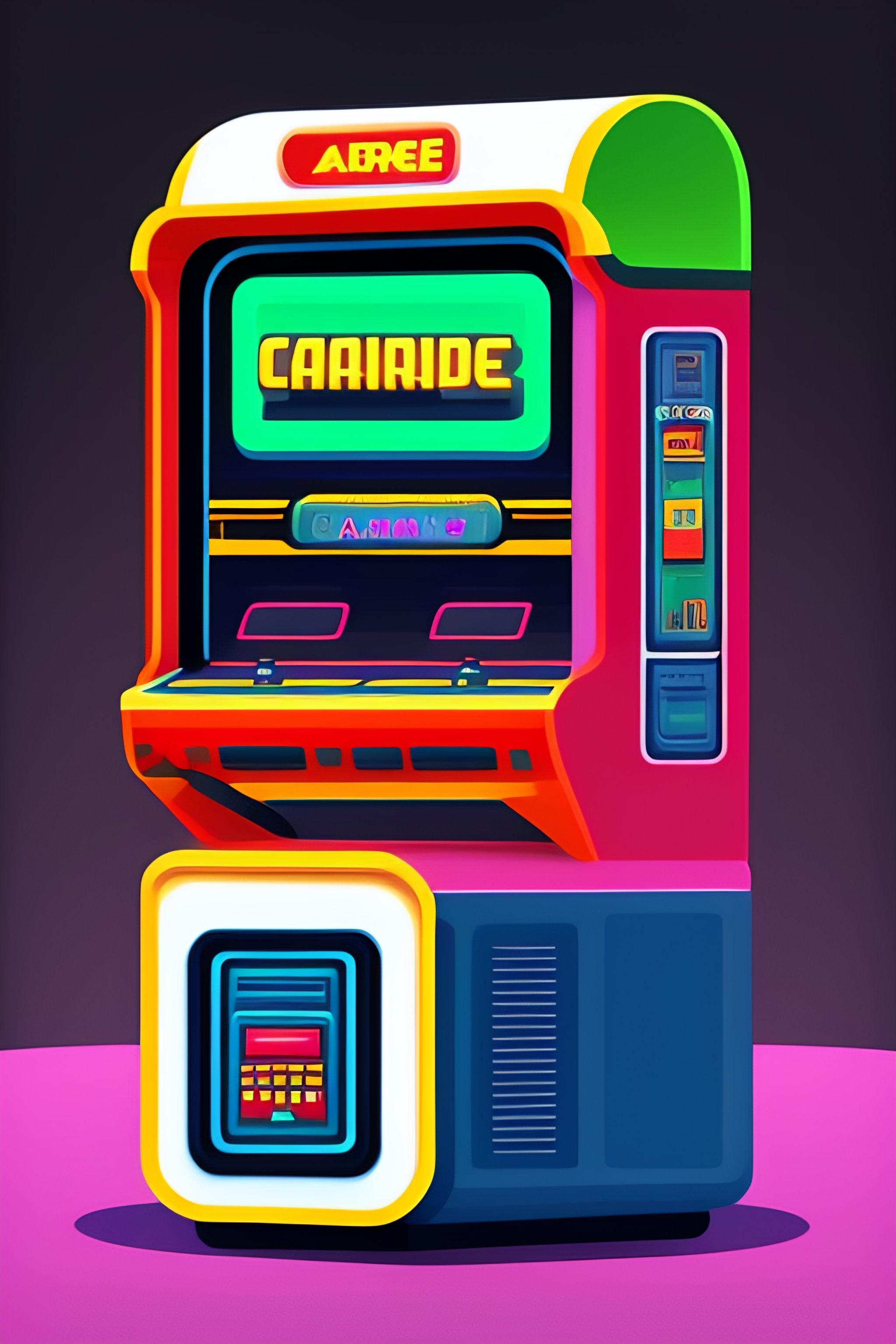 Lexica - Arcade Machine. Recreation Technology Icon Concept Isolated ...