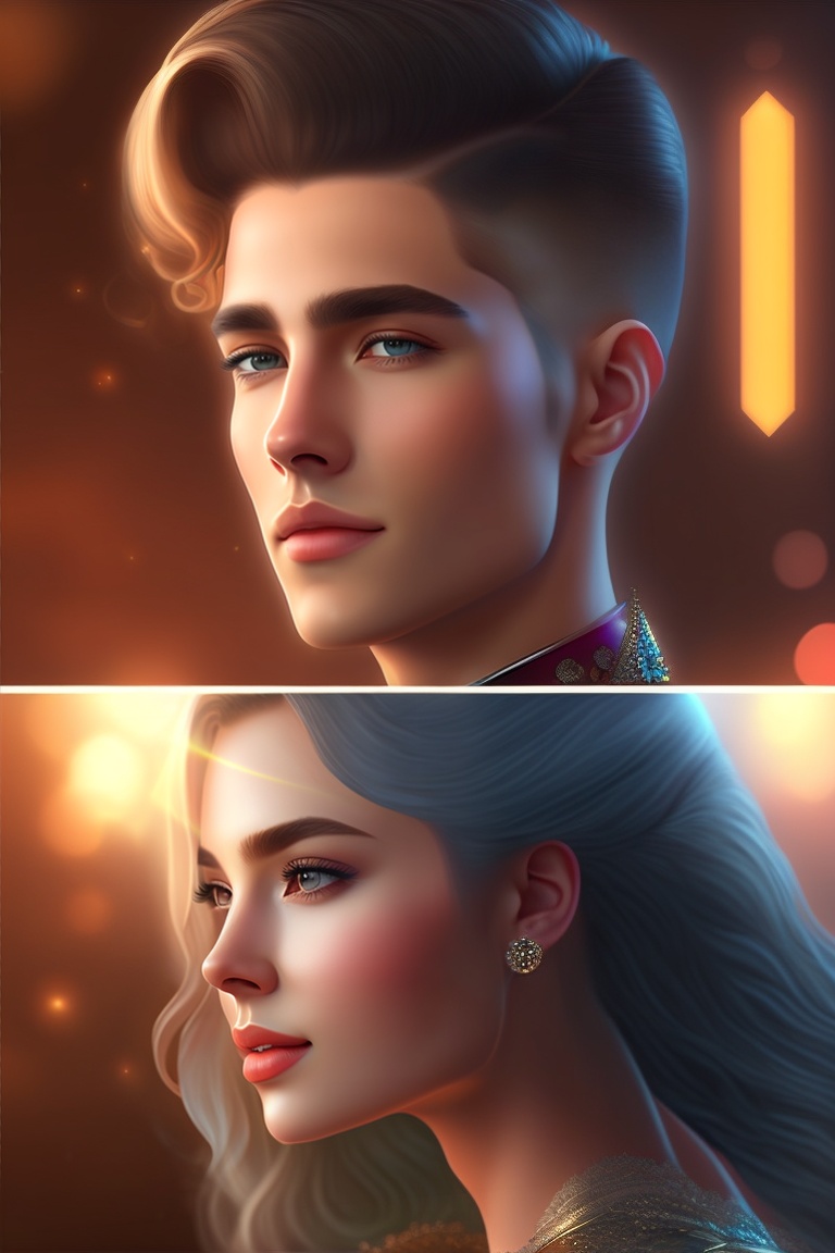 Lexica - Attractive face, Same face