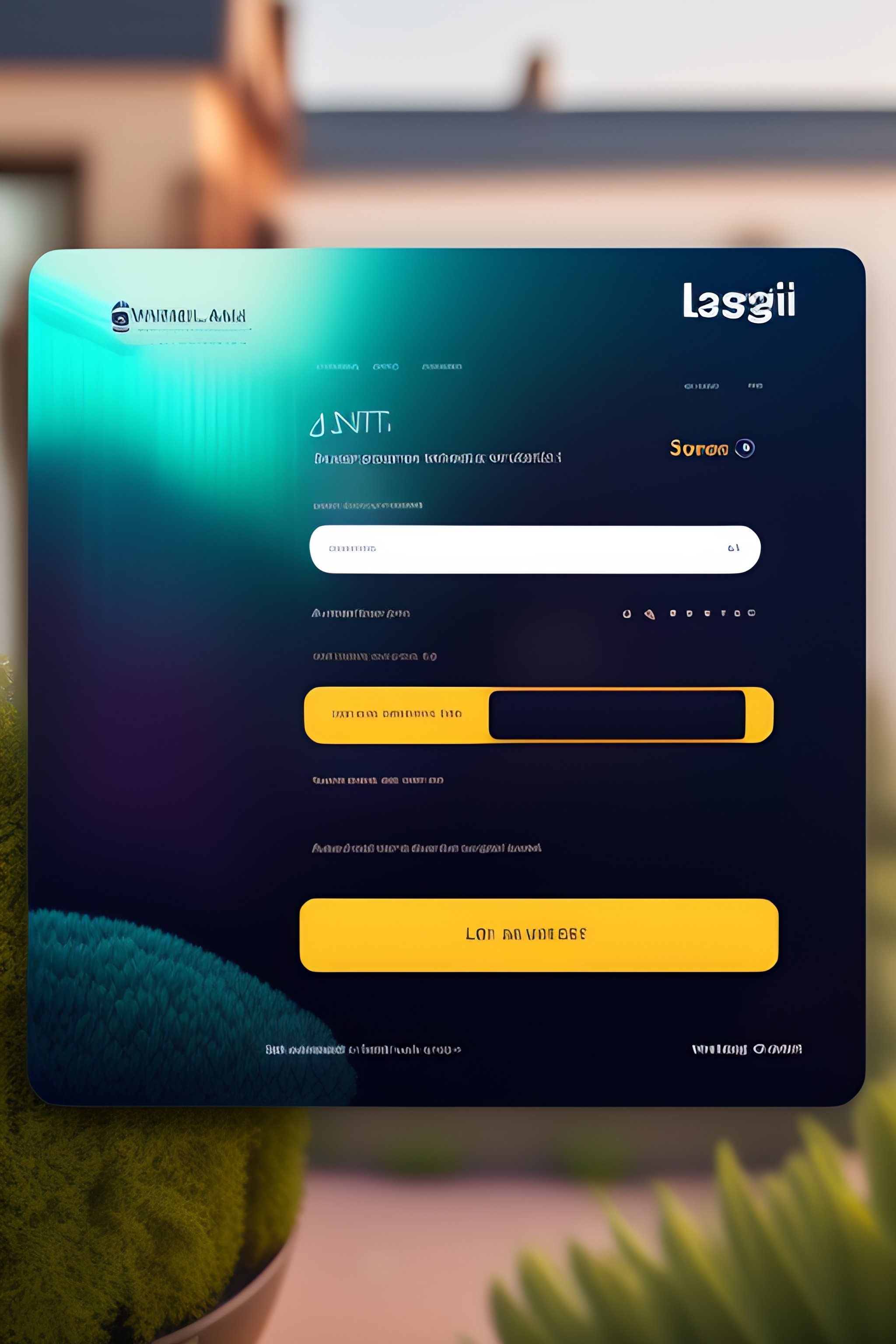 Lexica - Artistic login/signup page