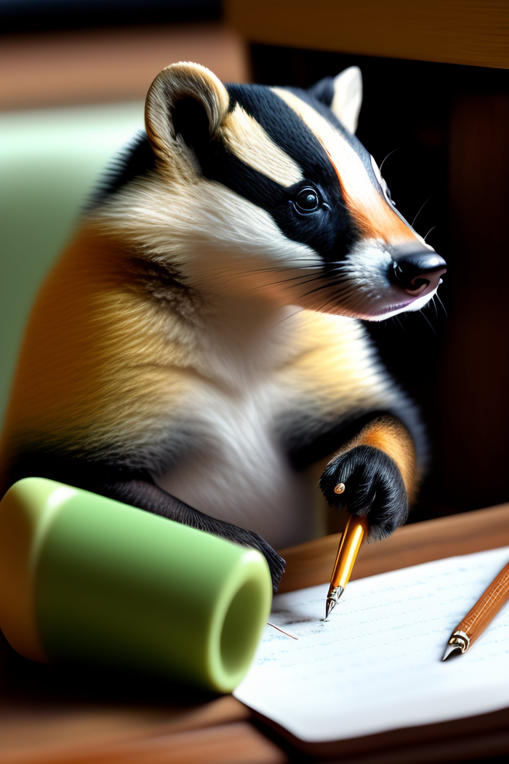 Lexica - Badger writing mathematics