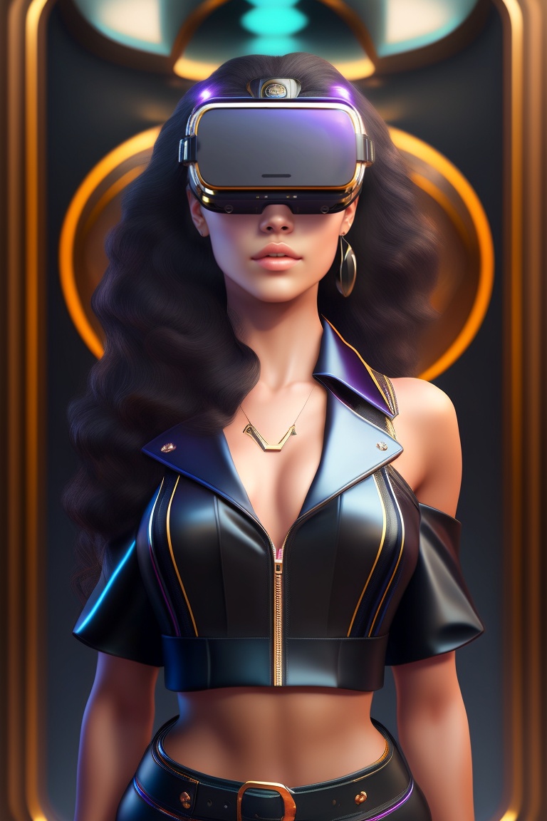 Lexica - Meta DREAM,metaverse,leaner,vr glasses,oculus lenses,girls dream,meta world